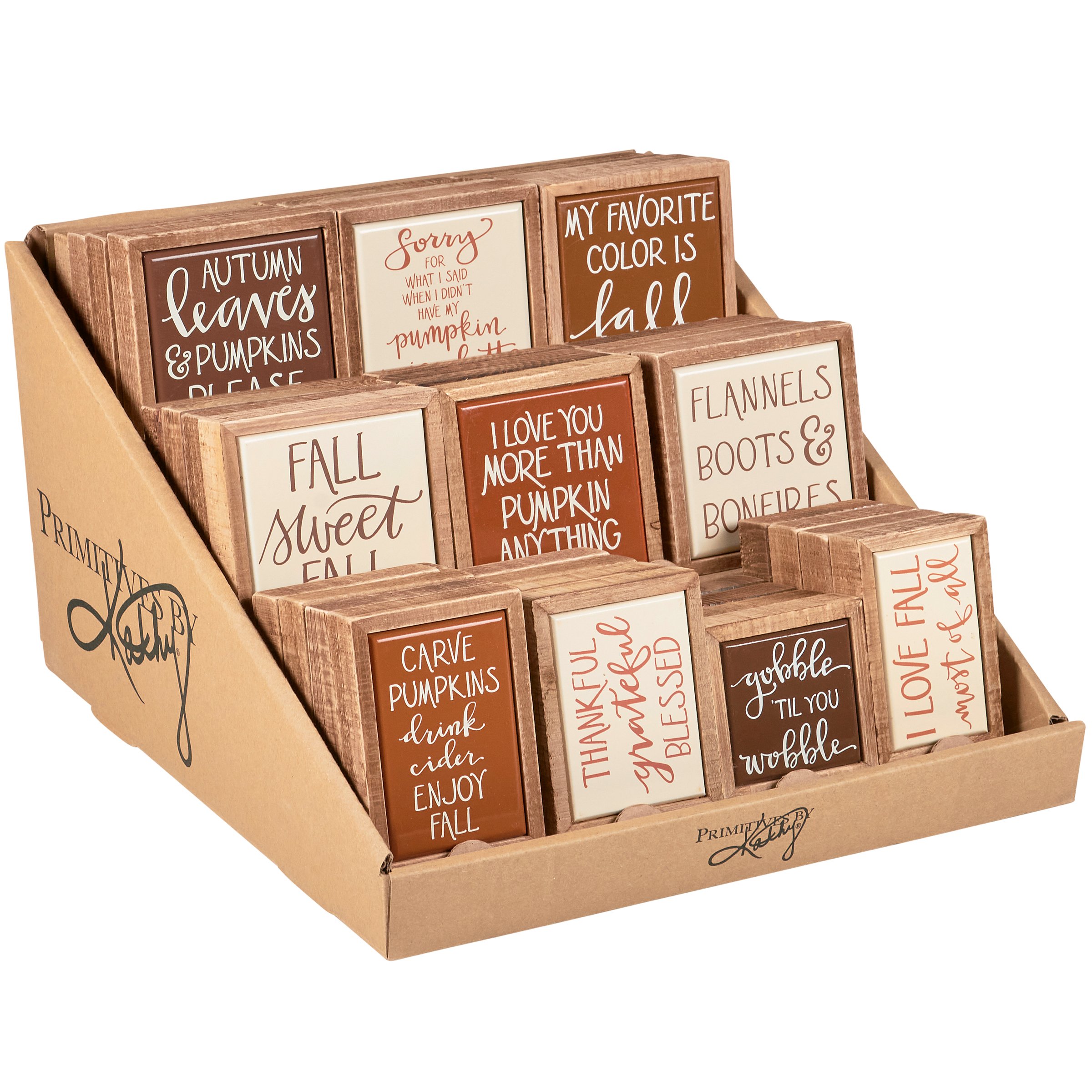 Fall Box Sign Minis Mini Tier Bundle | Primitives By Kathy