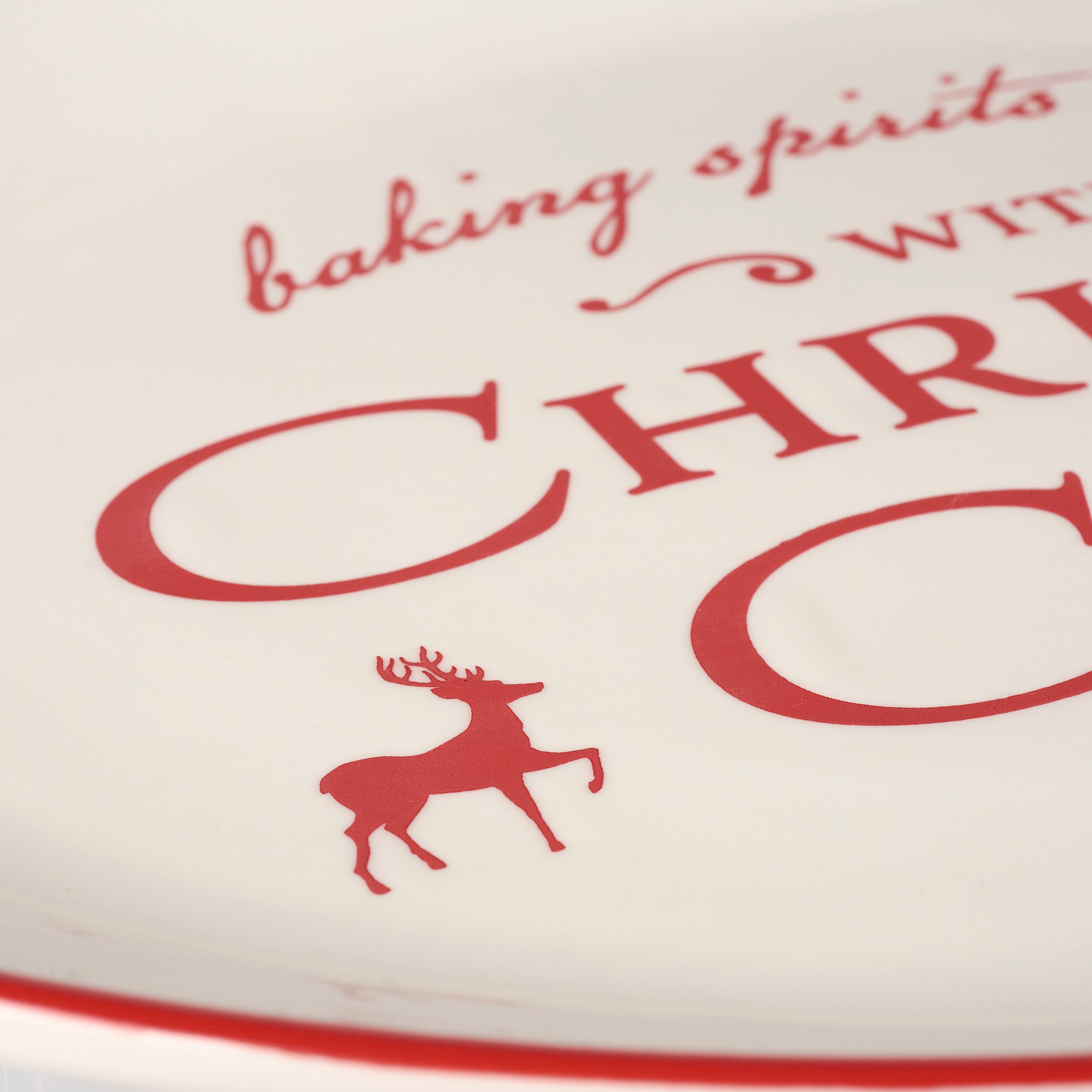 Oval Christmas Cheer Platter | Primitives By Kathy