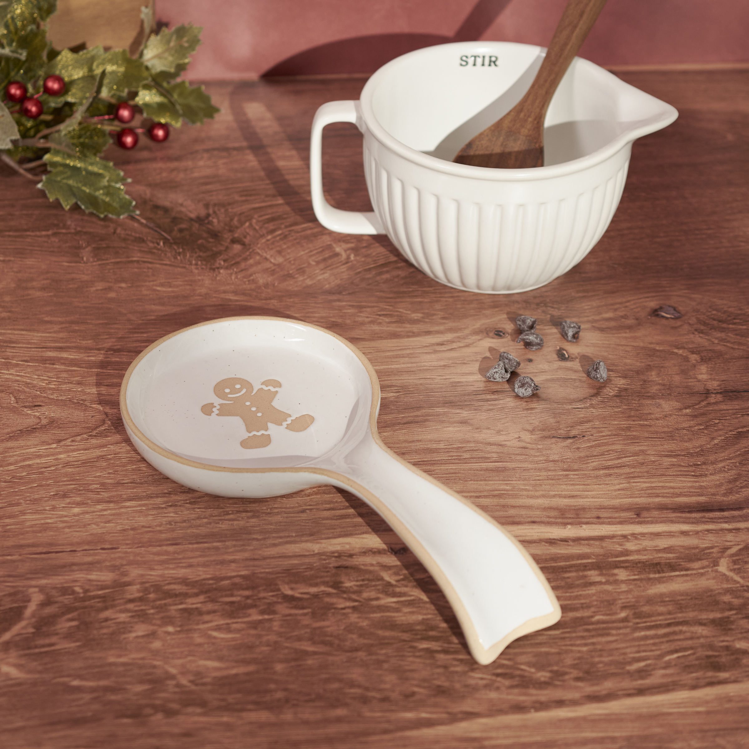 Gingerbread Man Spoon Rest | Primitives By Kathy