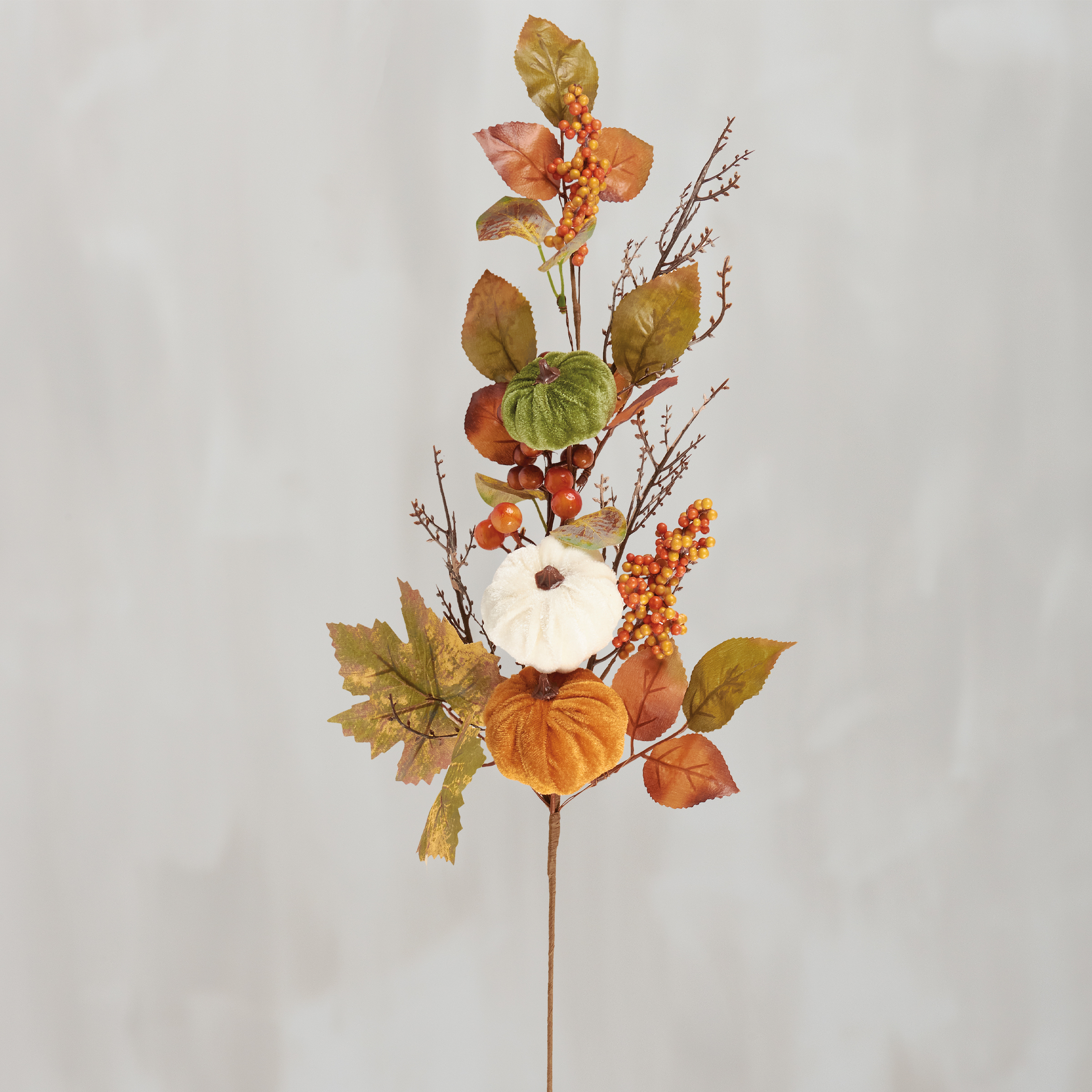 Harvest Pumpkin Floral Pick | Primitives By Kathy