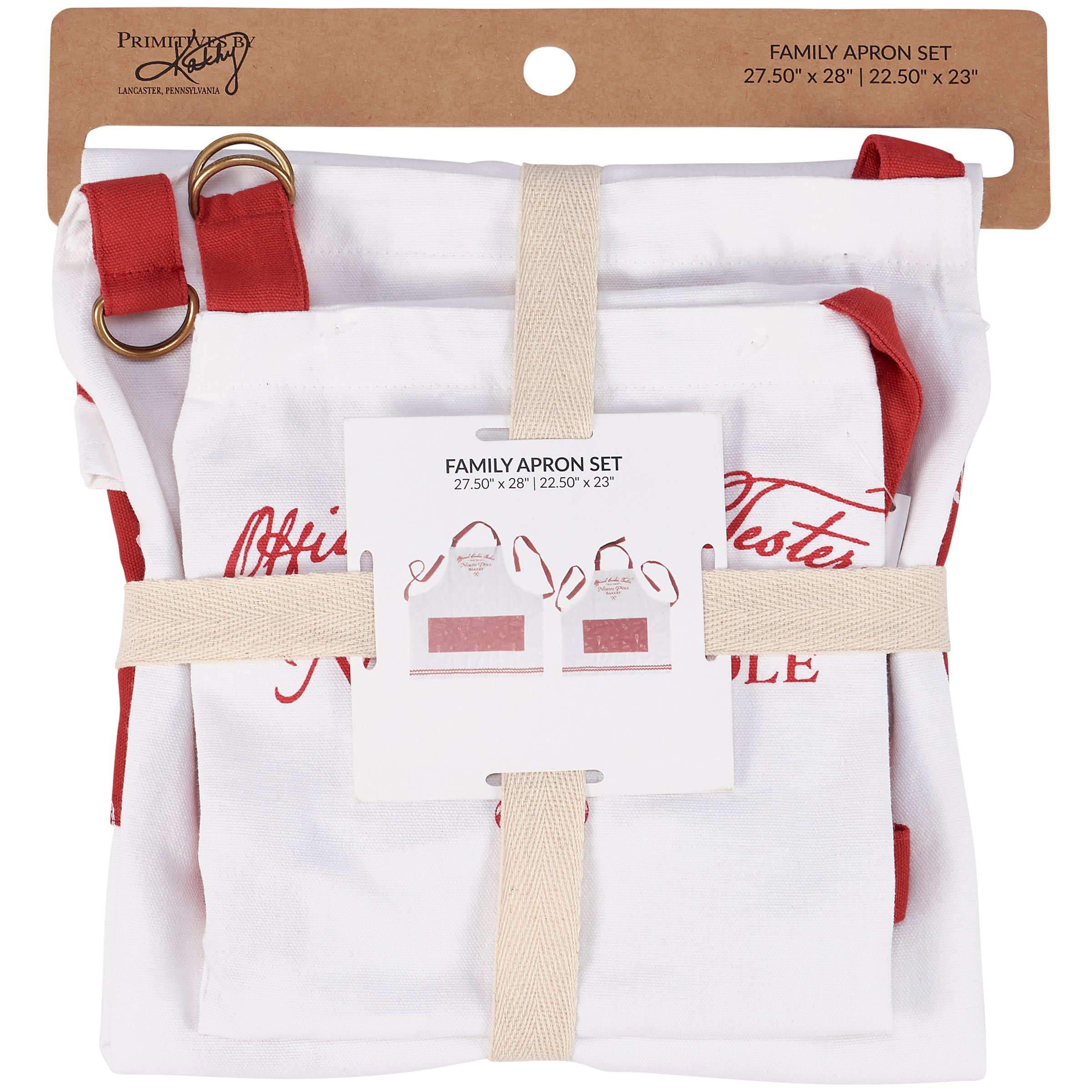 North Pole Bakery Family Apron Set | Primitives By Kathy