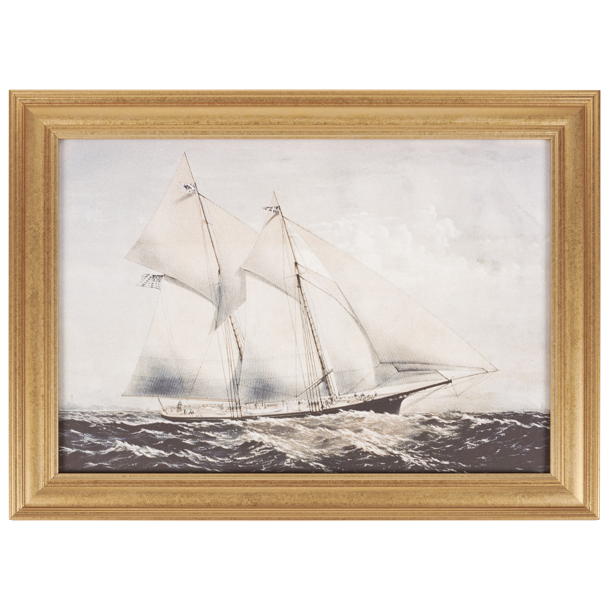 Schooner Framed Wall Art | Primitives By Kathy