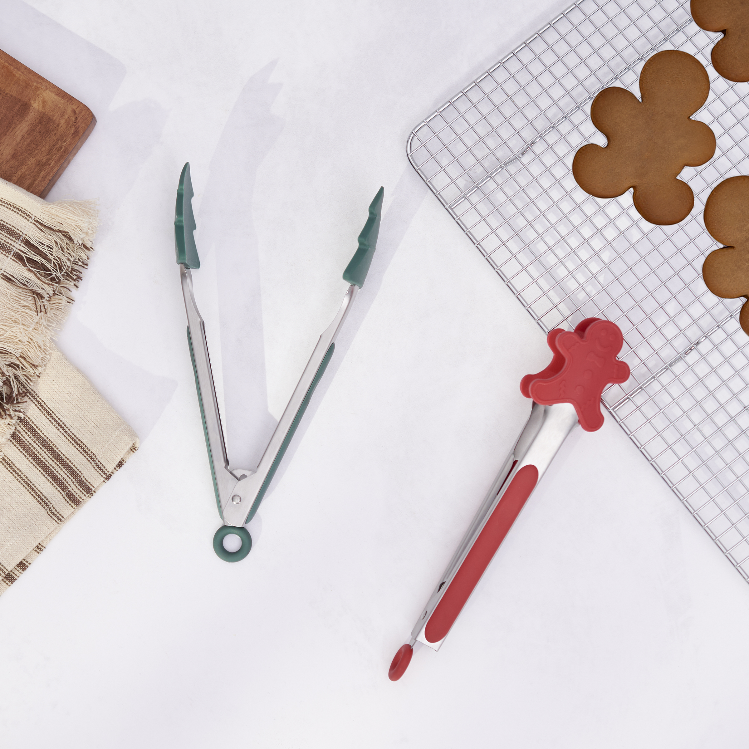 Gingerbread Man & Tree Tongs | Primitives By Kathy