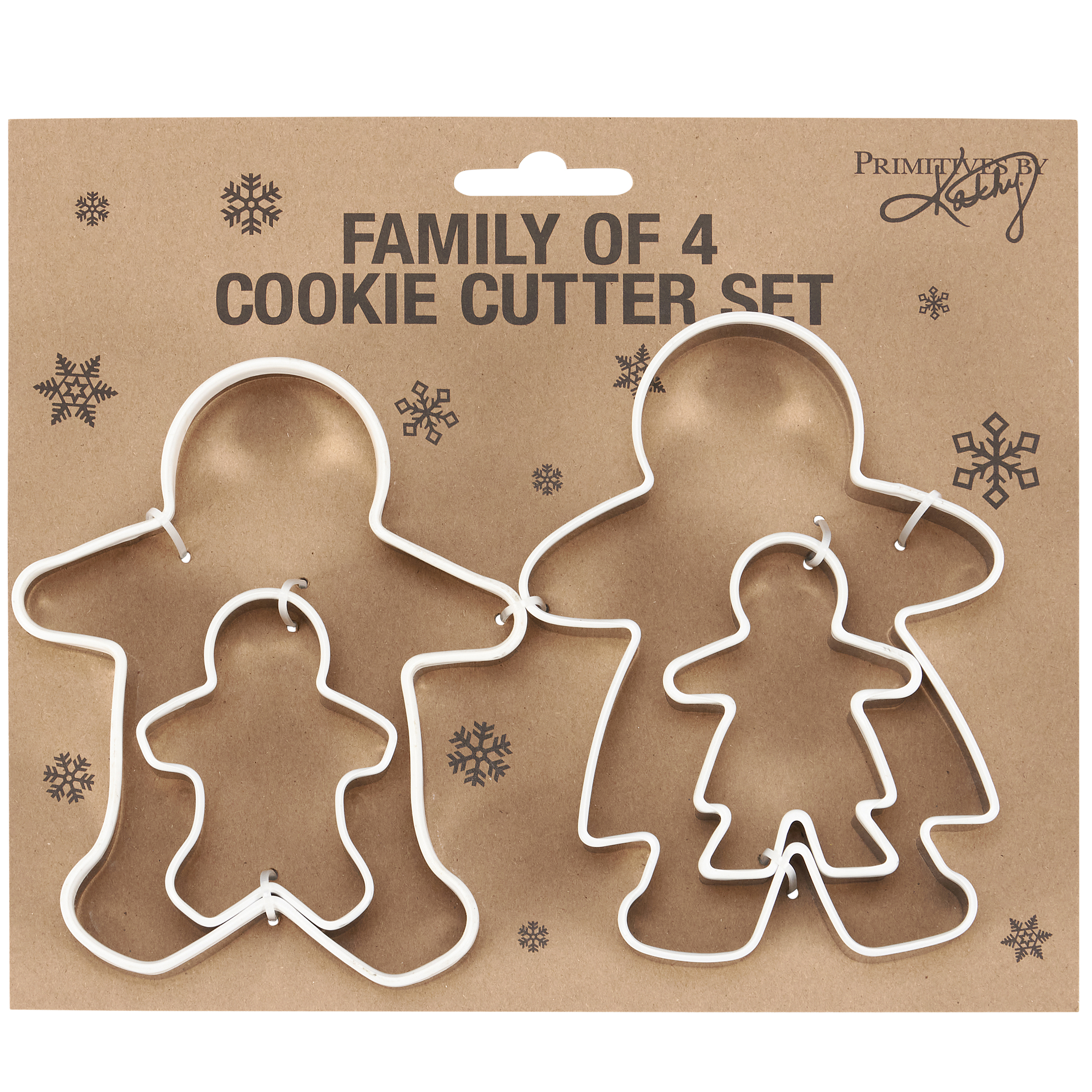 Gingerbread Family Cookie Cutter Set | Primitives By Kathy