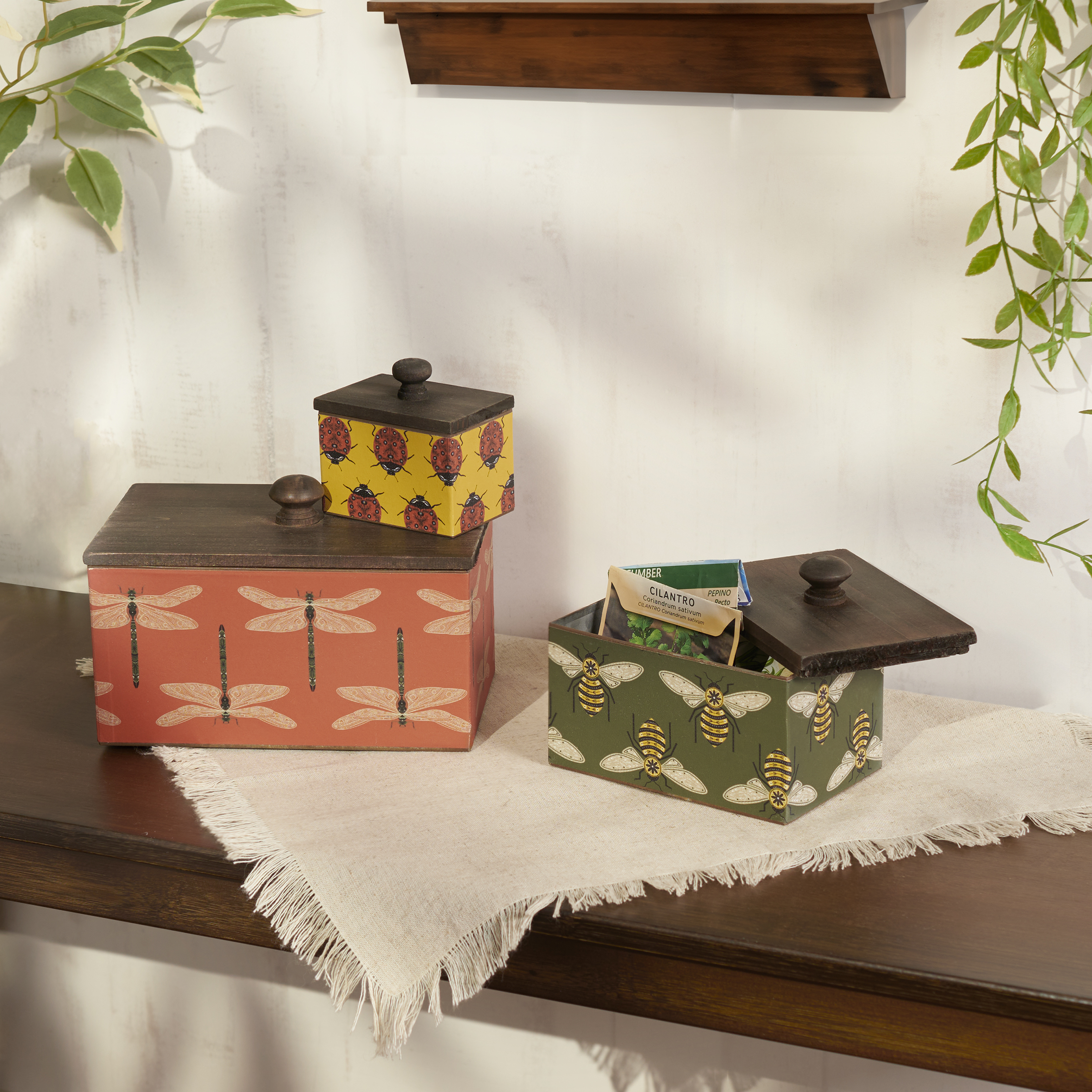 Garden Bug Bin Set | Primitives By Kathy