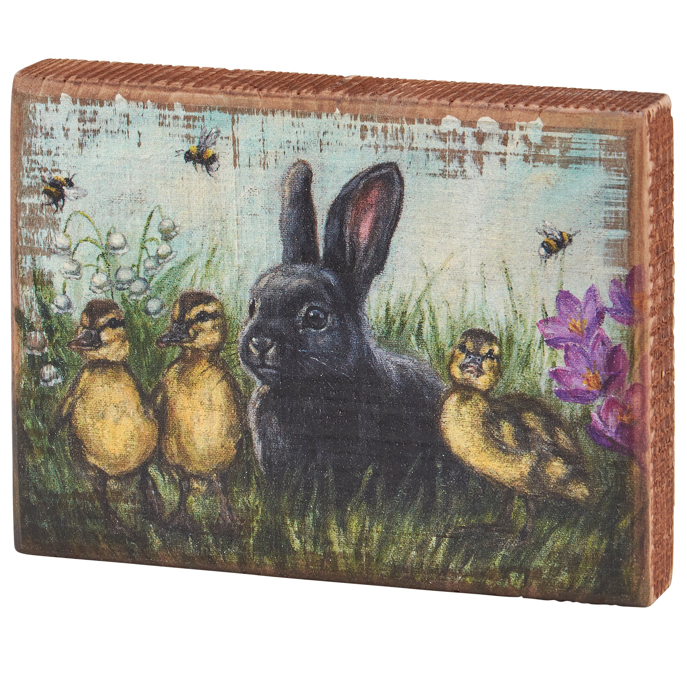 Garden Friends Block Sign | Primitives By Kathy