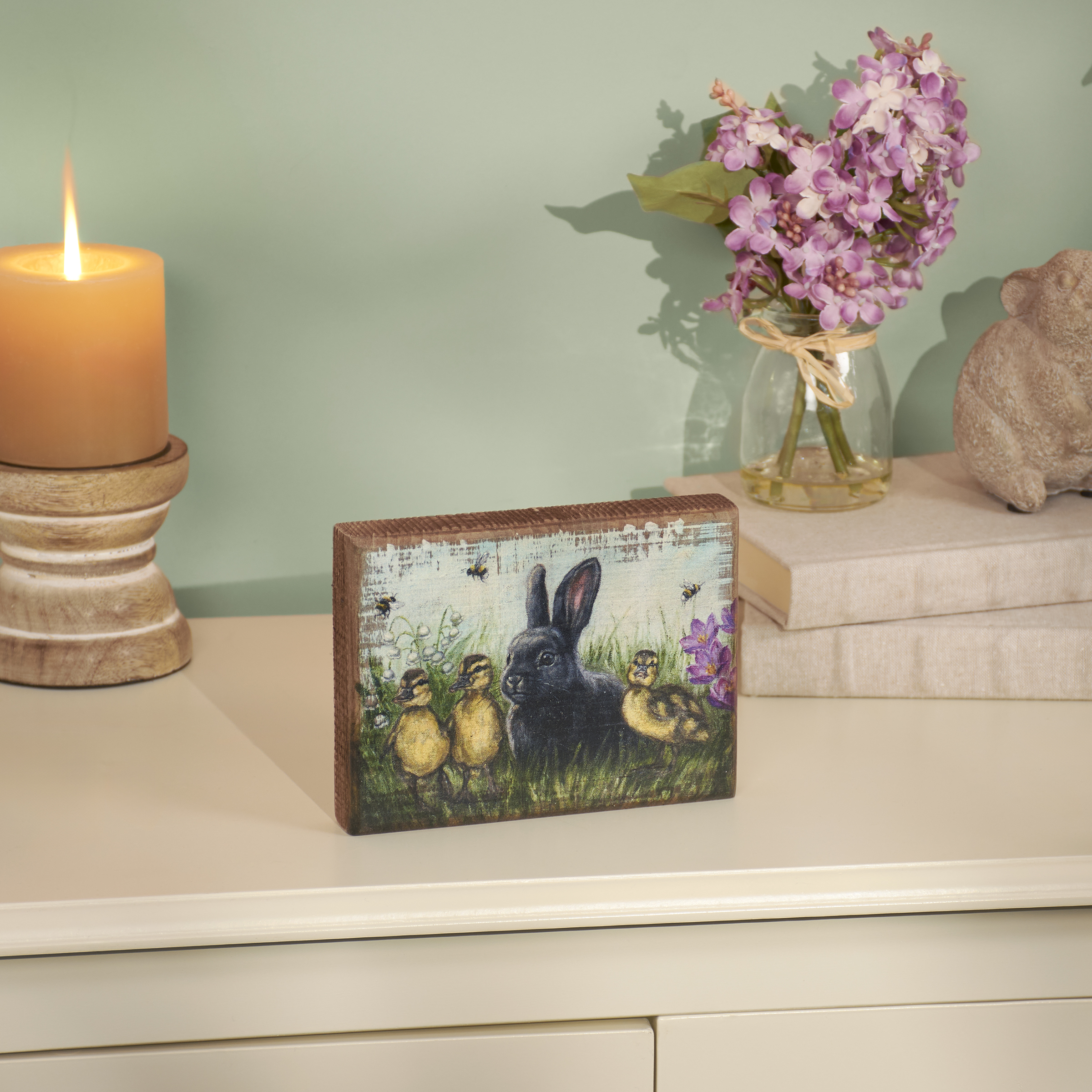 Garden Friends Block Sign | Primitives By Kathy