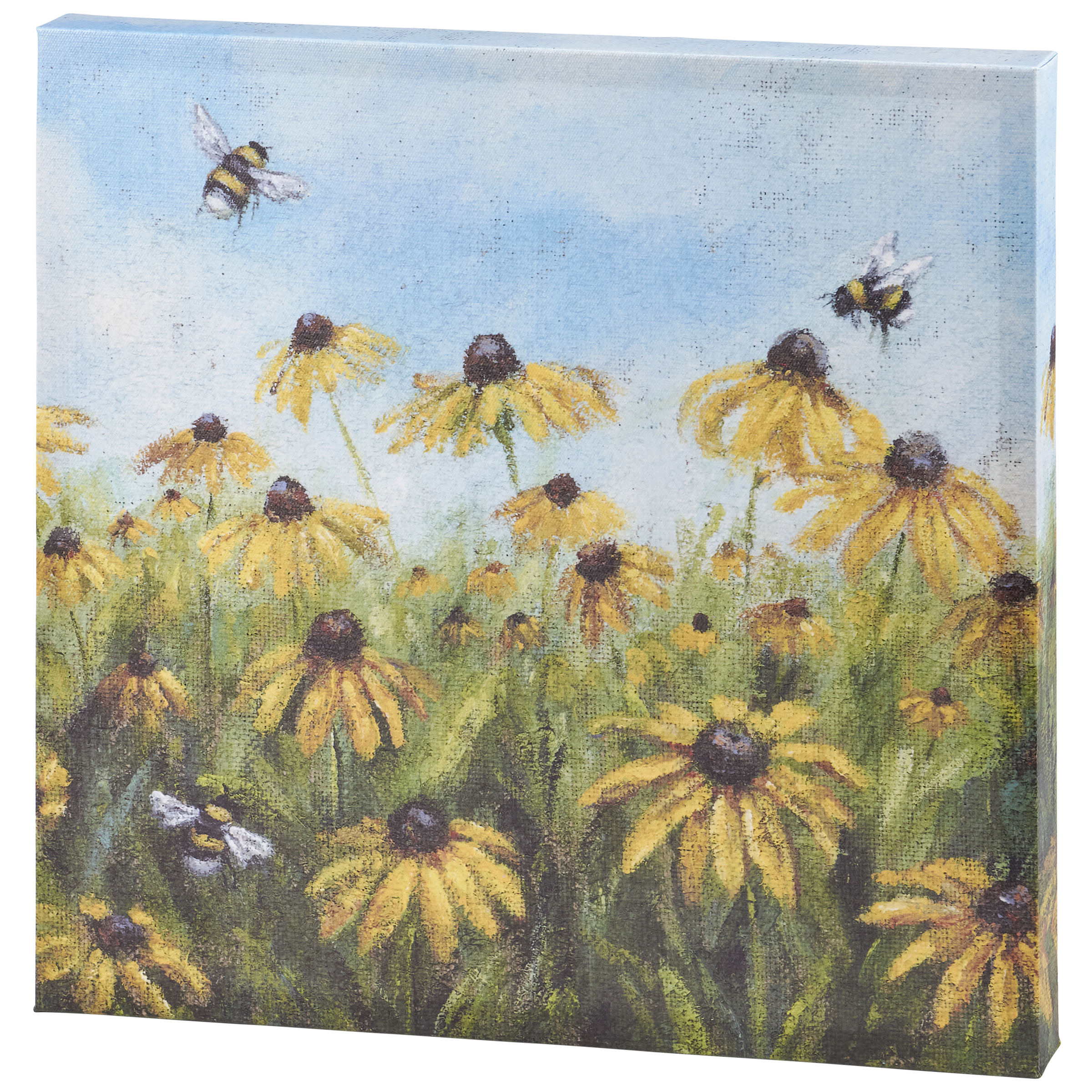 Black Eyed Susan Canvas Wall Art | Primitives By Kathy