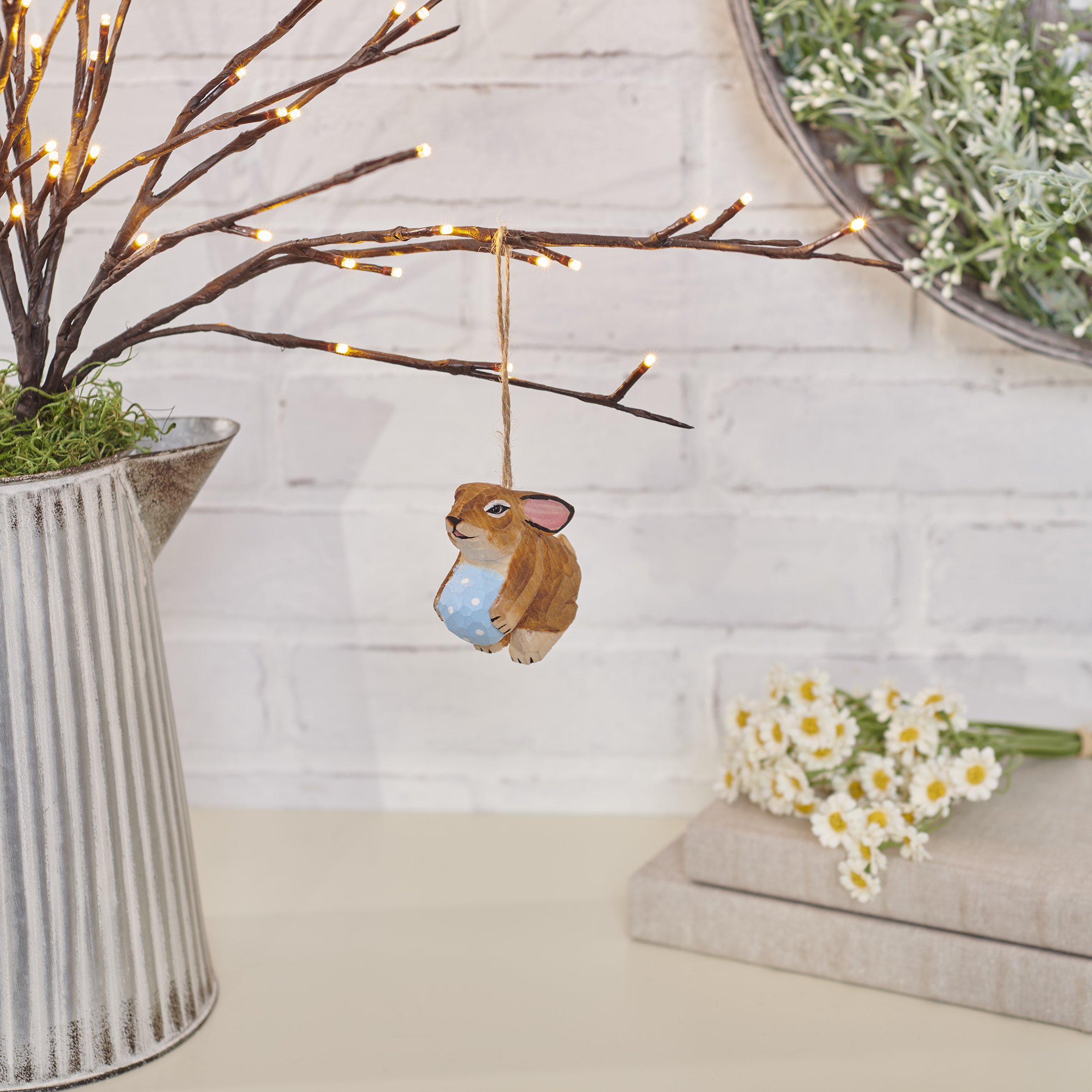 Easter Bunny Ornament | Primitives By Kathy