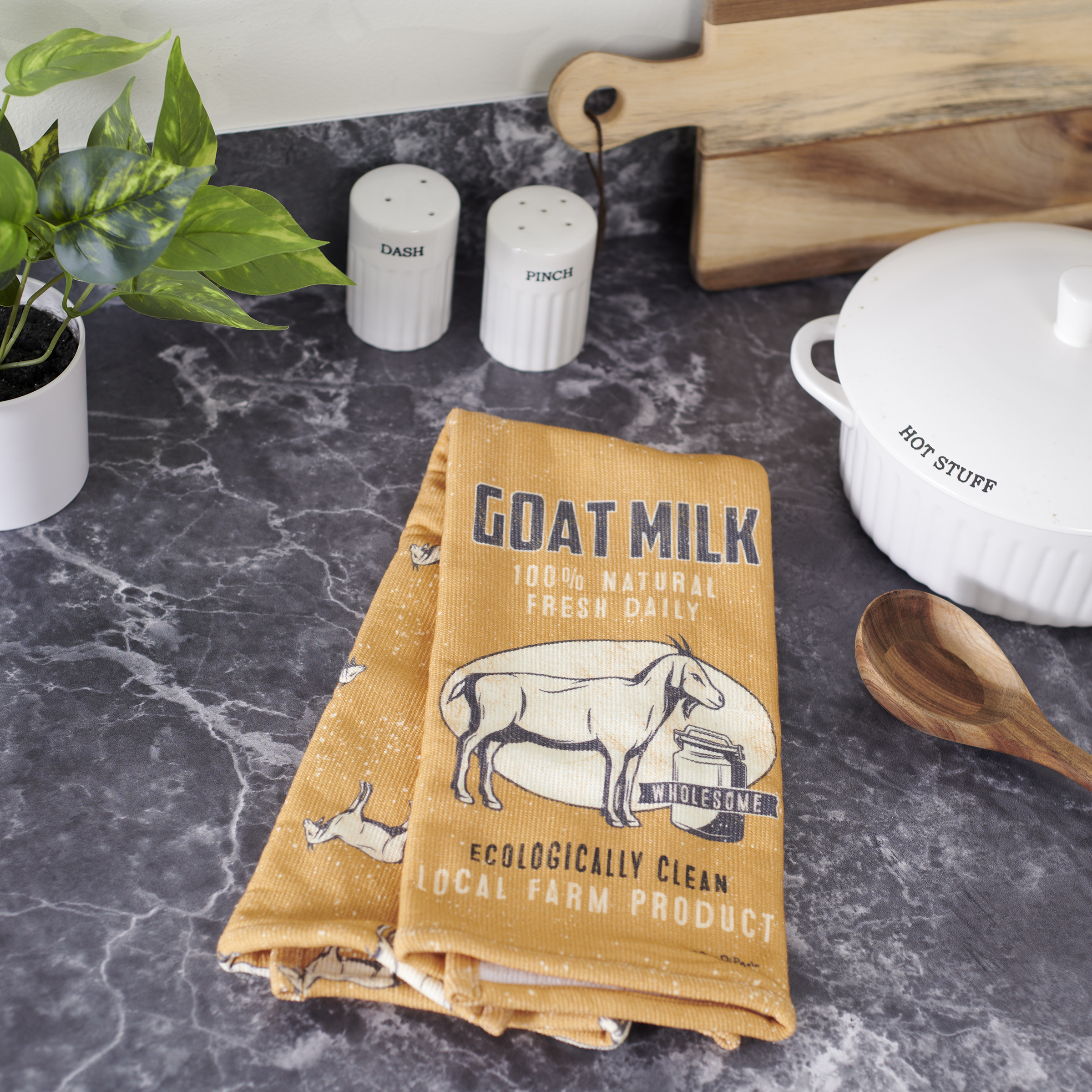 Goat Milk Kitchen Towel | Primitives By Kathy