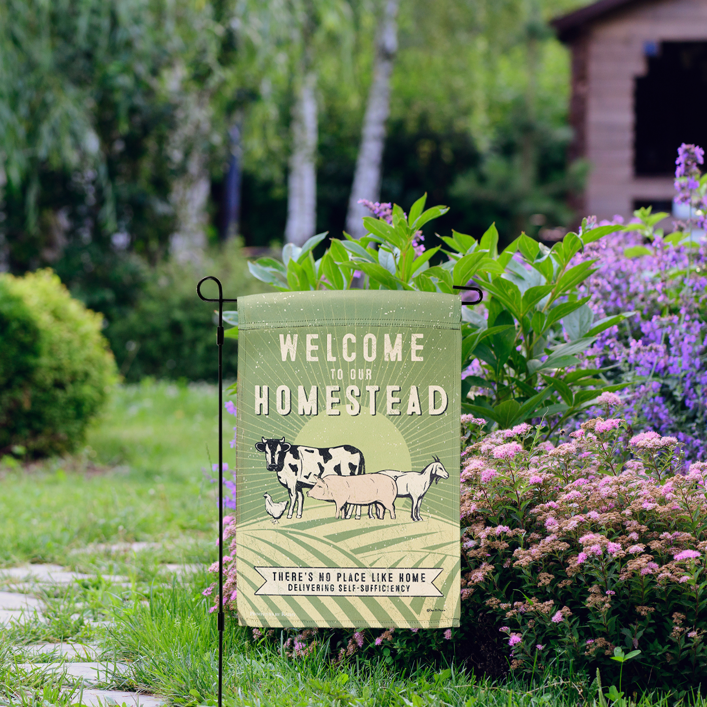 Homestead Garden Flag | Primitives By Kathy