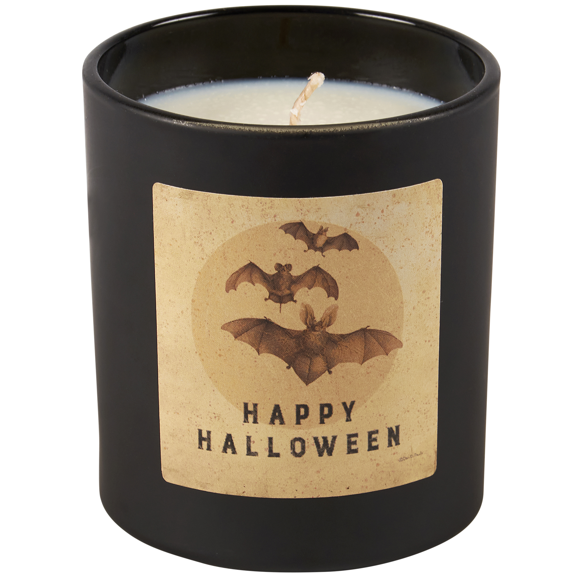 Happy Halloween Bats Candle | Primitives By Kathy
