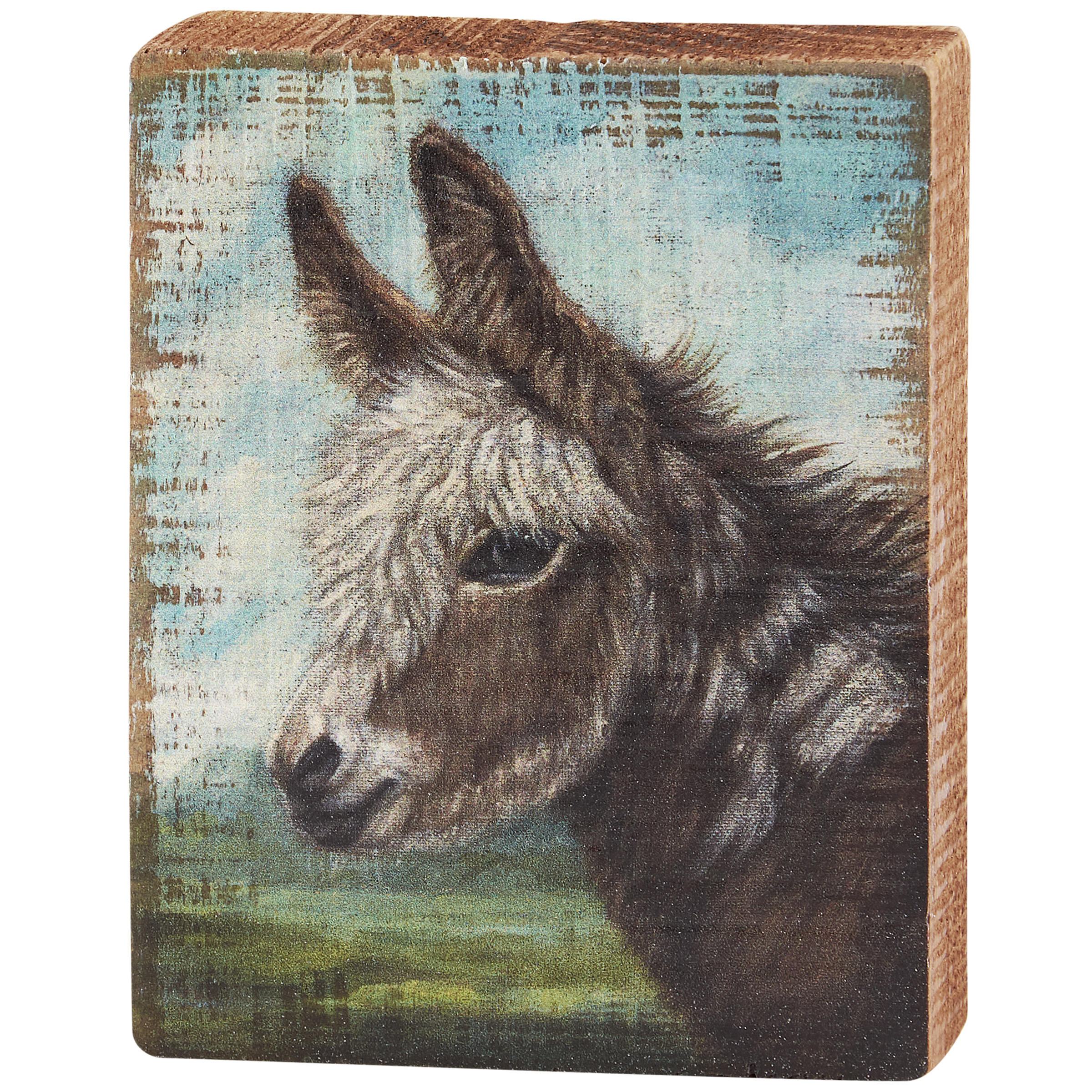 Donkey Block Sign | Primitives By Kathy