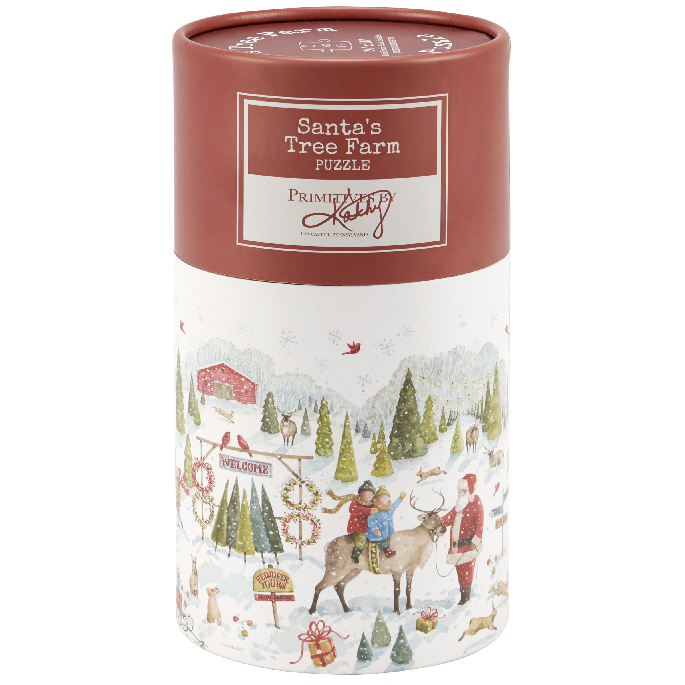 Santa's Tree Farm Puzzle | Primitives By Kathy