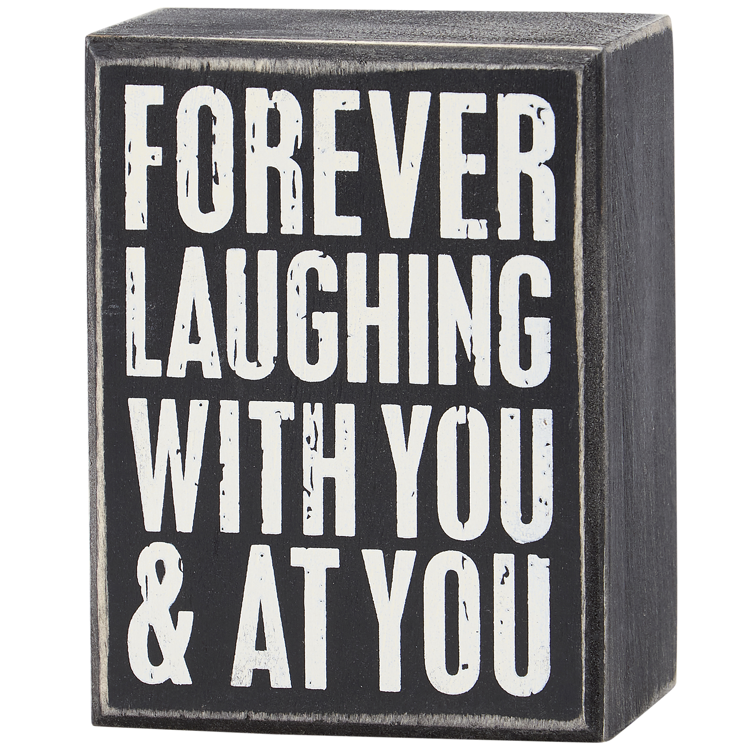 Forever Laughing Box Sign | Primitives By Kathy