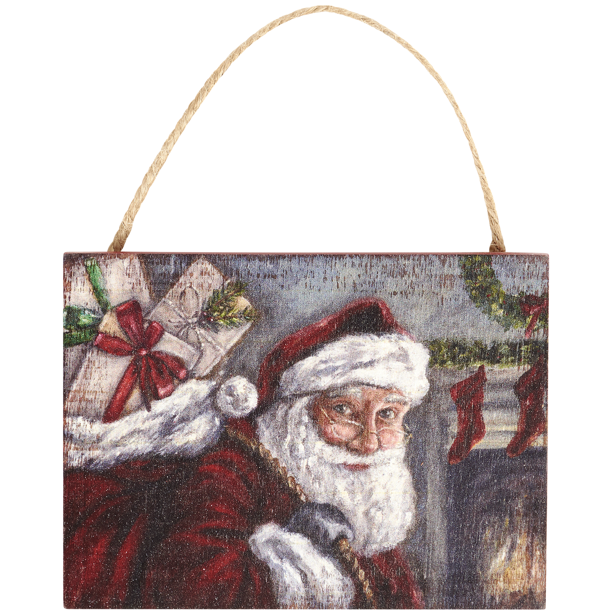 Christmas Eve Santa Ornament | Primitives By Kathy