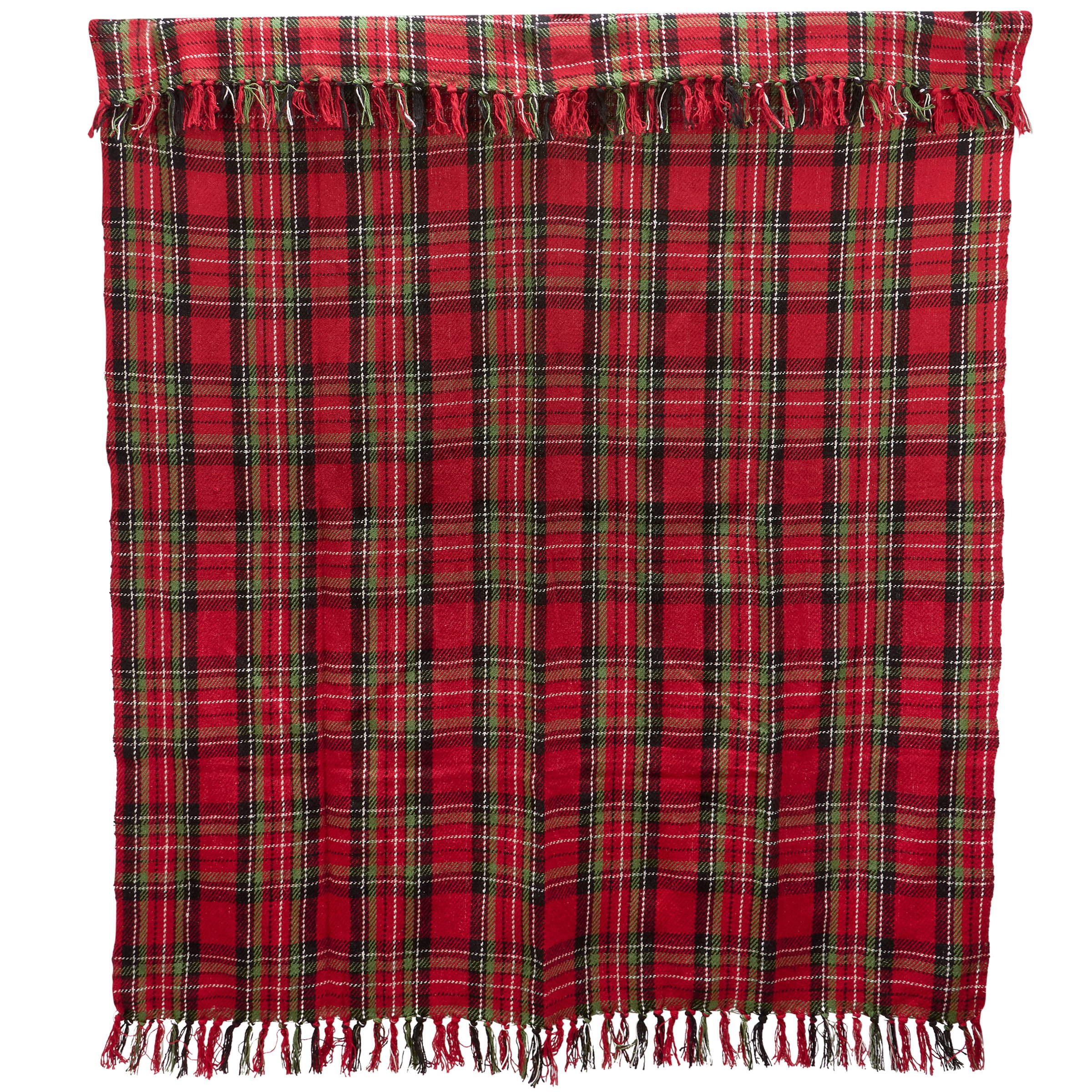 Red Plaid Throw | Primitives By Kathy