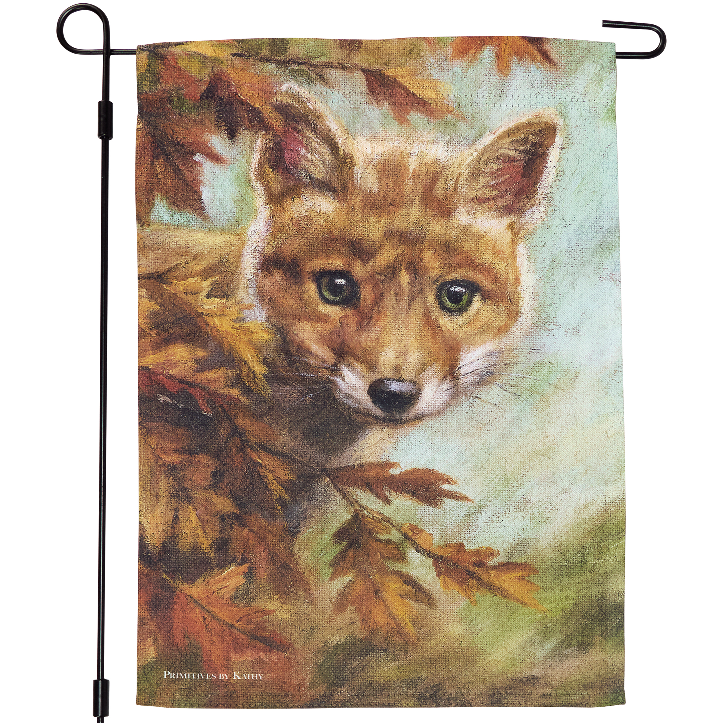 Curious Fox Garden Flag | Primitives By Kathy