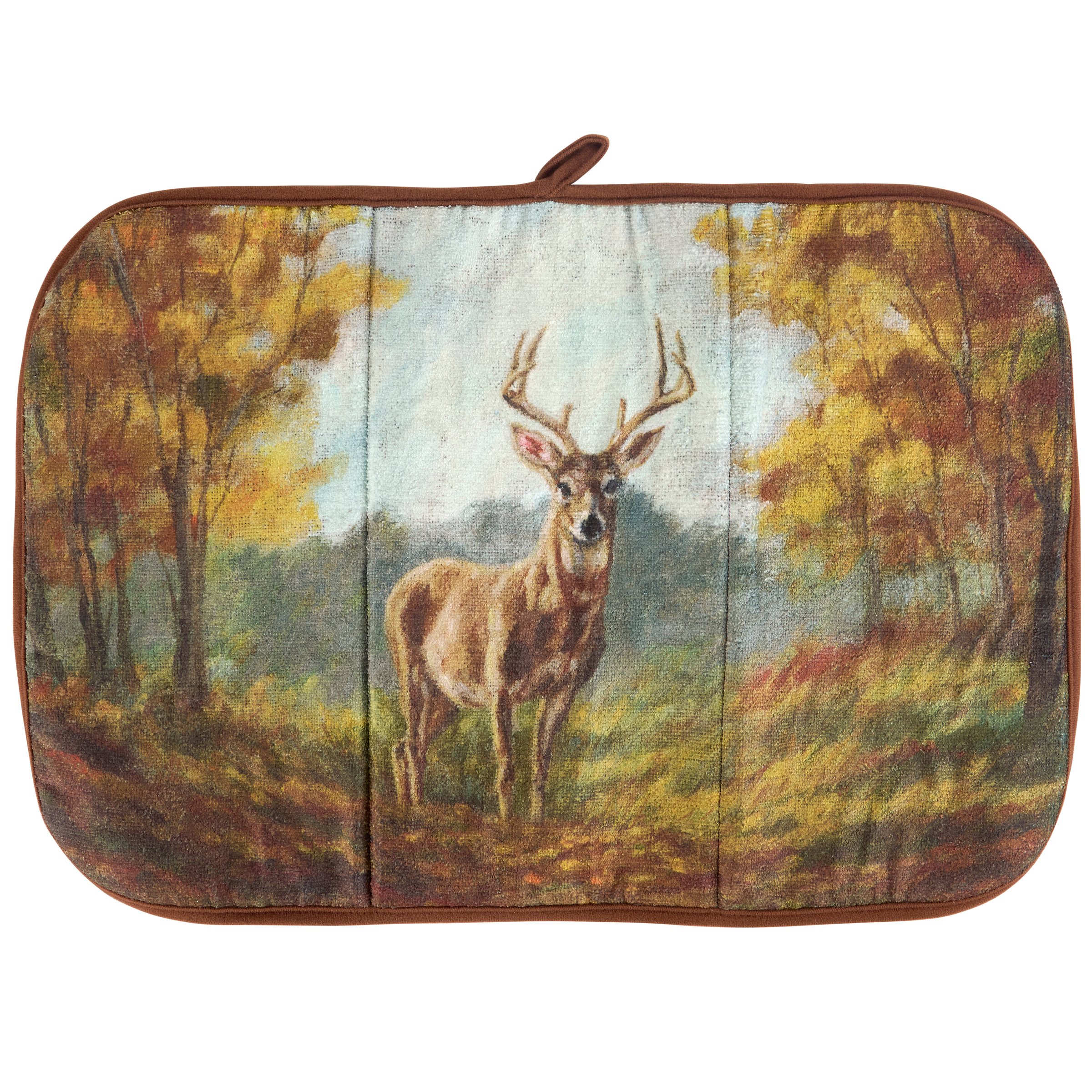 Forest Deer Drying Mat | Primitives By Kathy