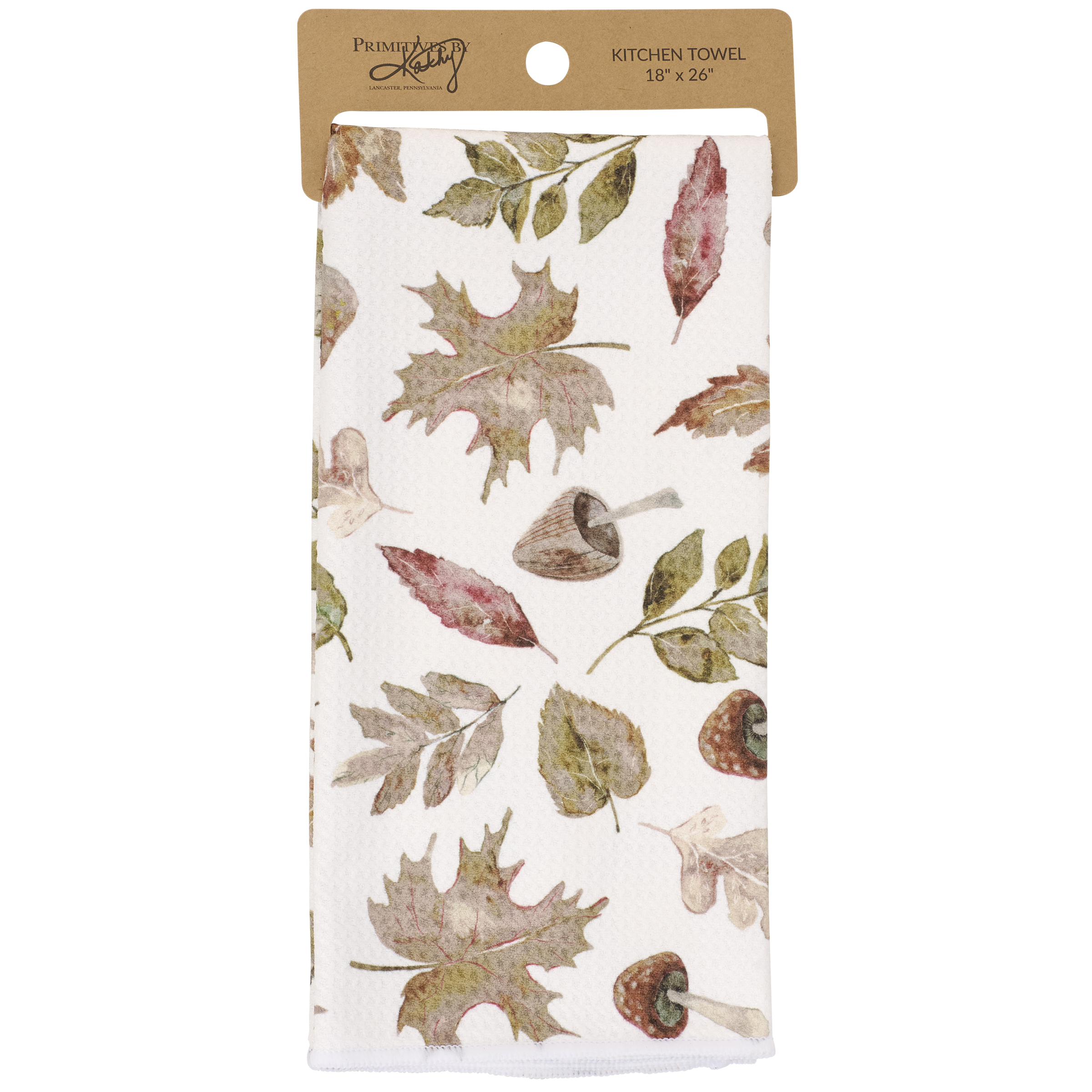 Harvest Leaves Kitchen Towel | Primitives By Kathy
