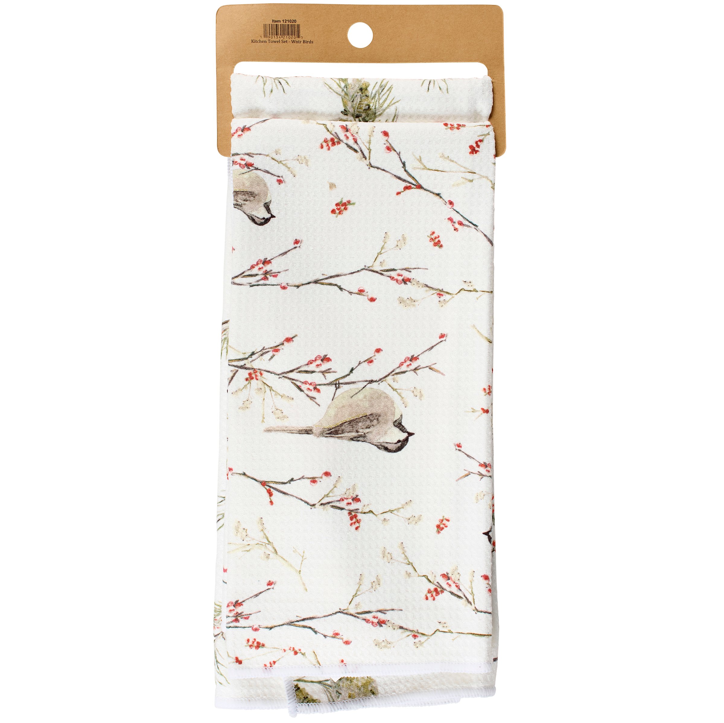 Winter Birds Kitchen Towel Set | Primitives By Kathy