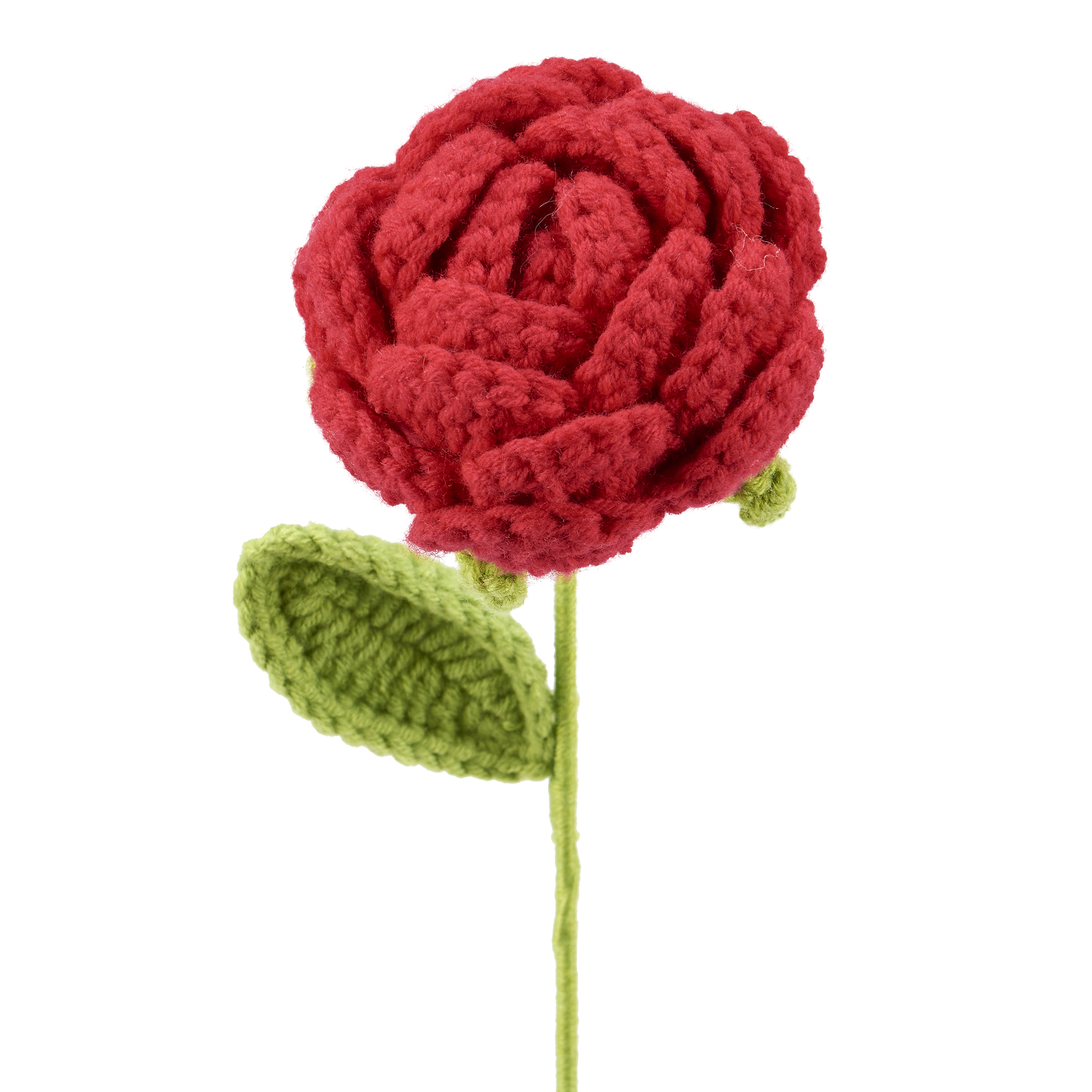 Red Rose Crochet Flower | Primitives By Kathy