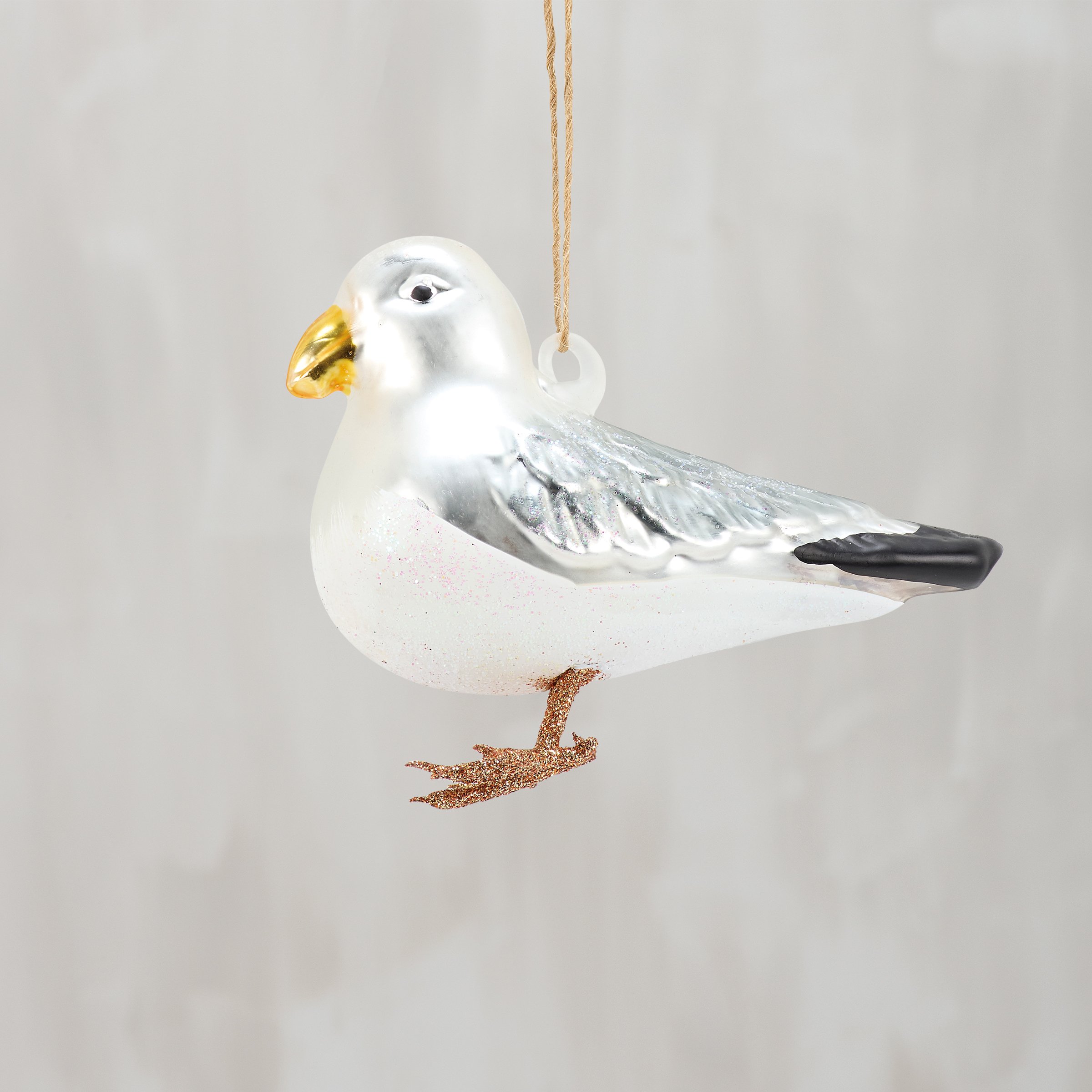 Glass Seagull Ornament | Primitives By Kathy