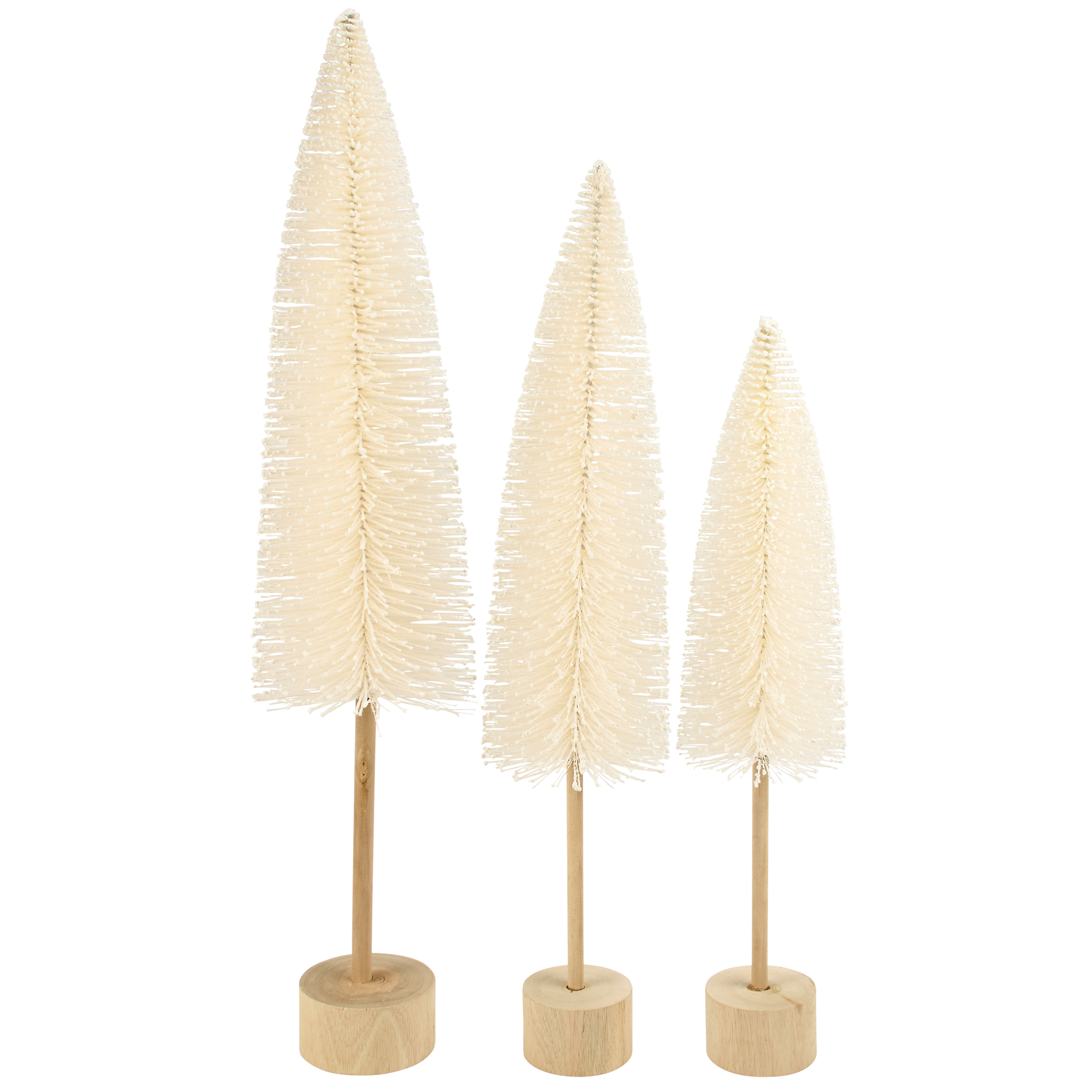 White Bottle Brush Tree Set | Primitives By Kathy