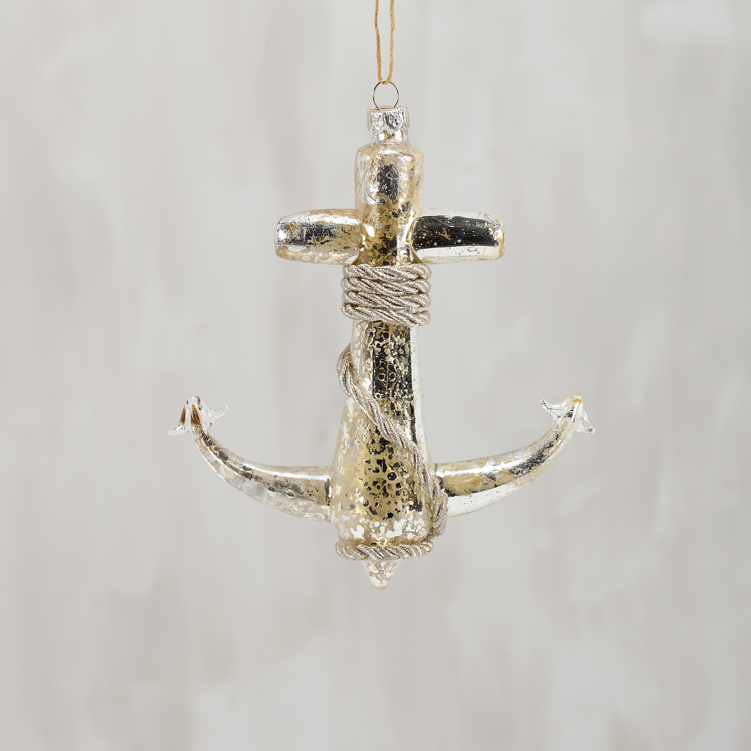 Glass Anchor Ornament | Primitives By Kathy