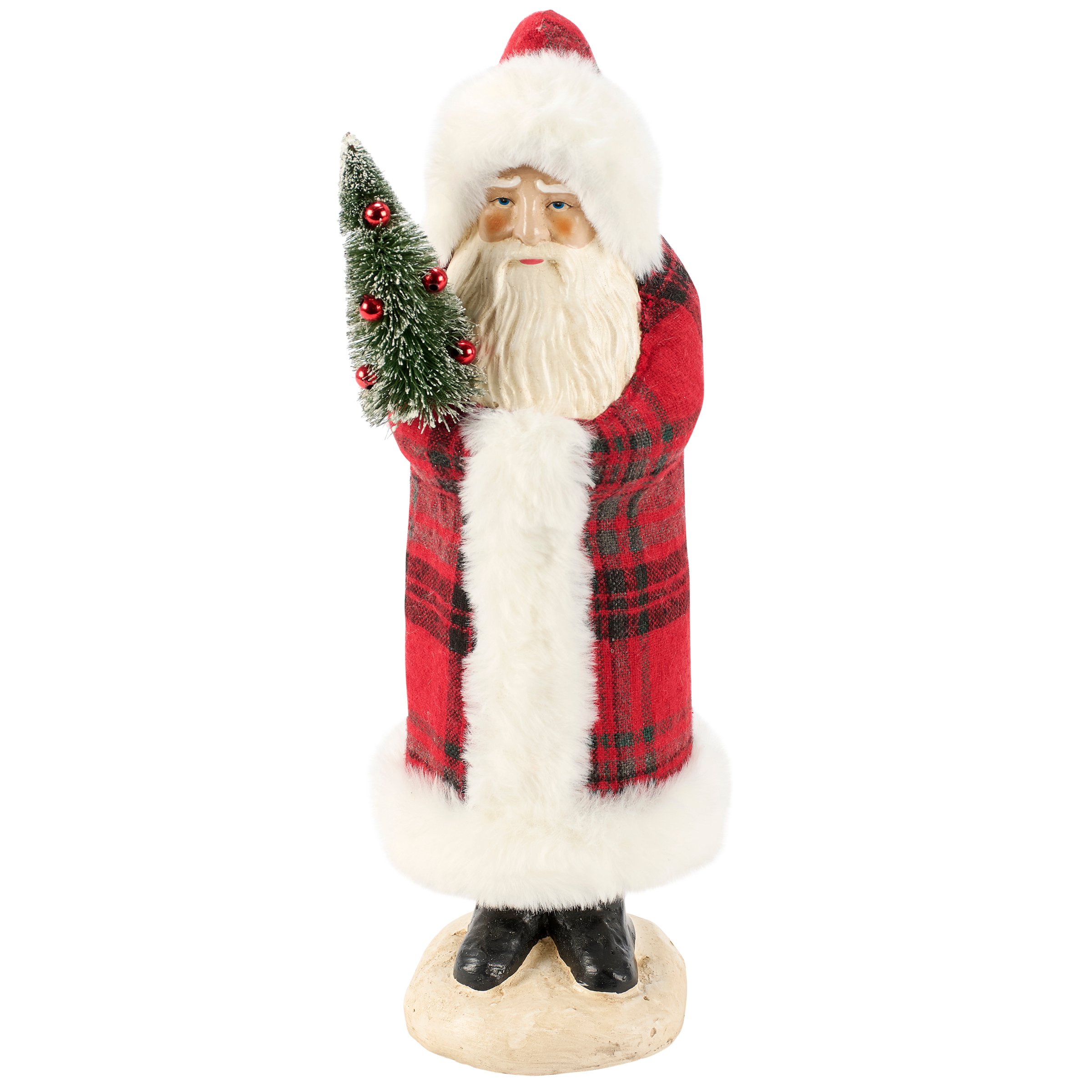 Plaid Santa Figurine | Primitives By Kathy