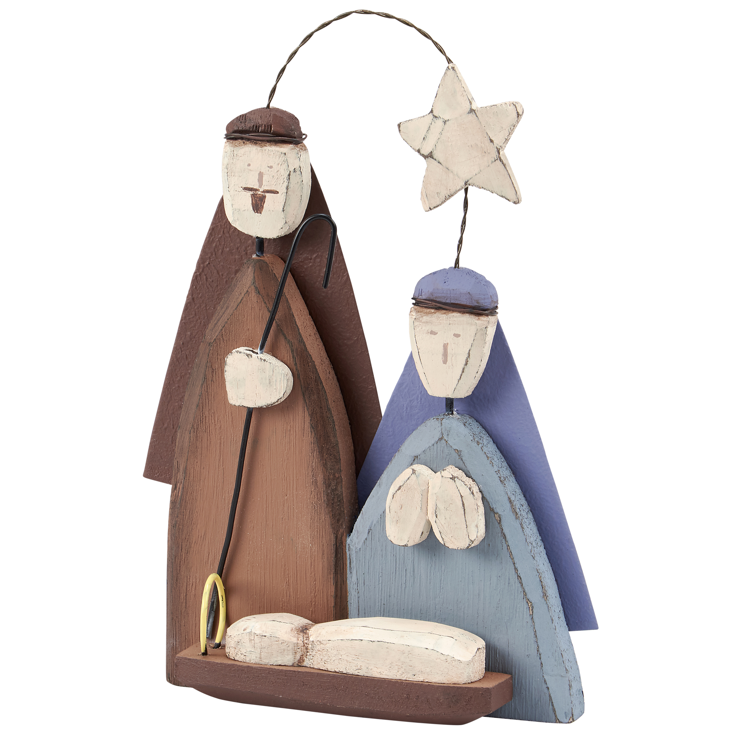 Carved Nativity Want It All | Primitives By Kathy