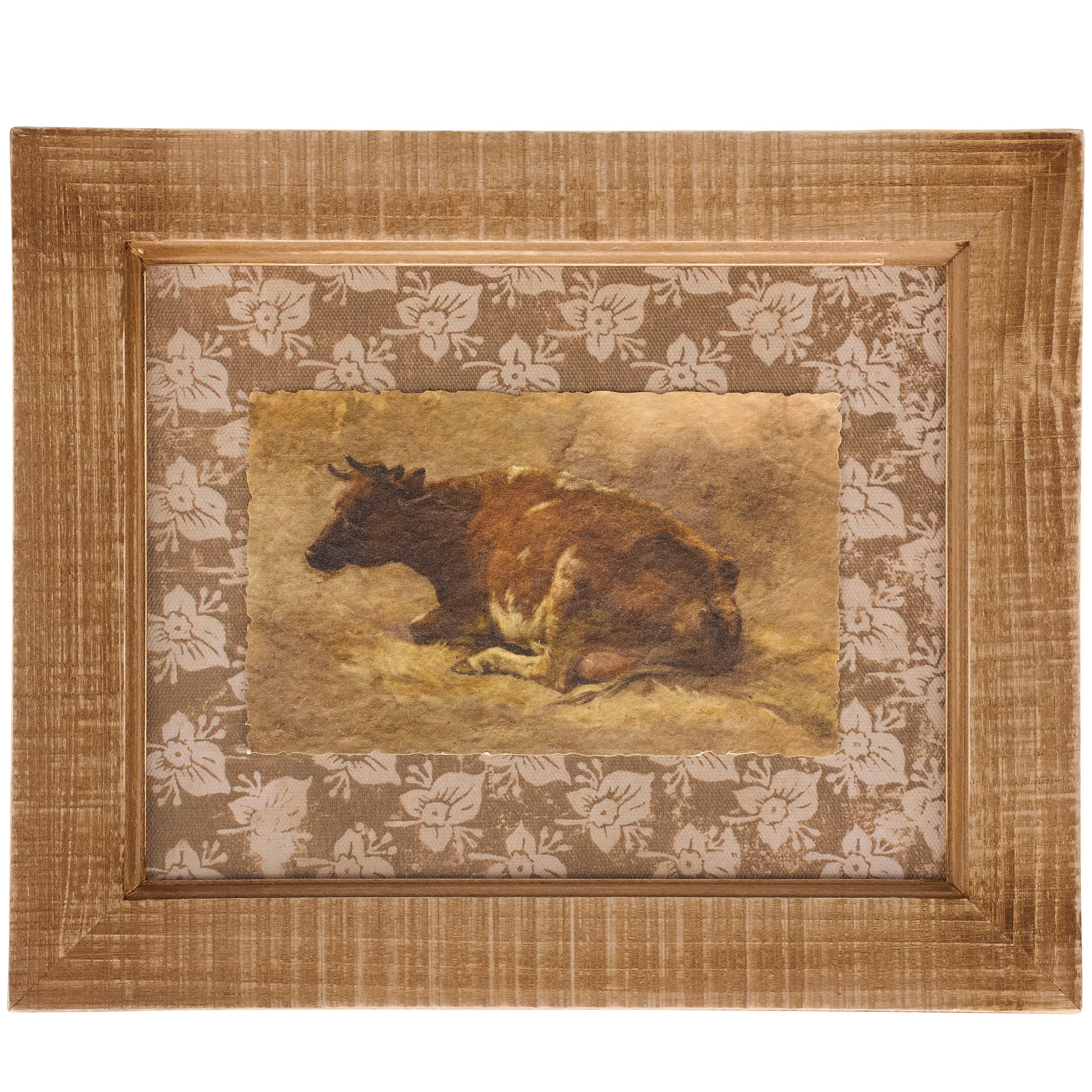 Vintage Cow Framed Wall Art | Primitives By Kathy