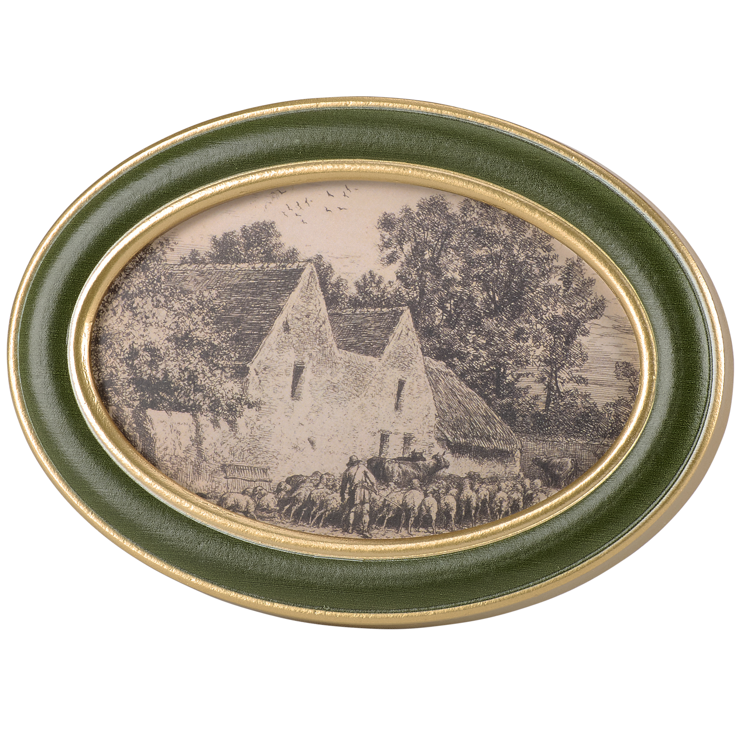 Cottage Farm Framed Art | Primitives By Kathy