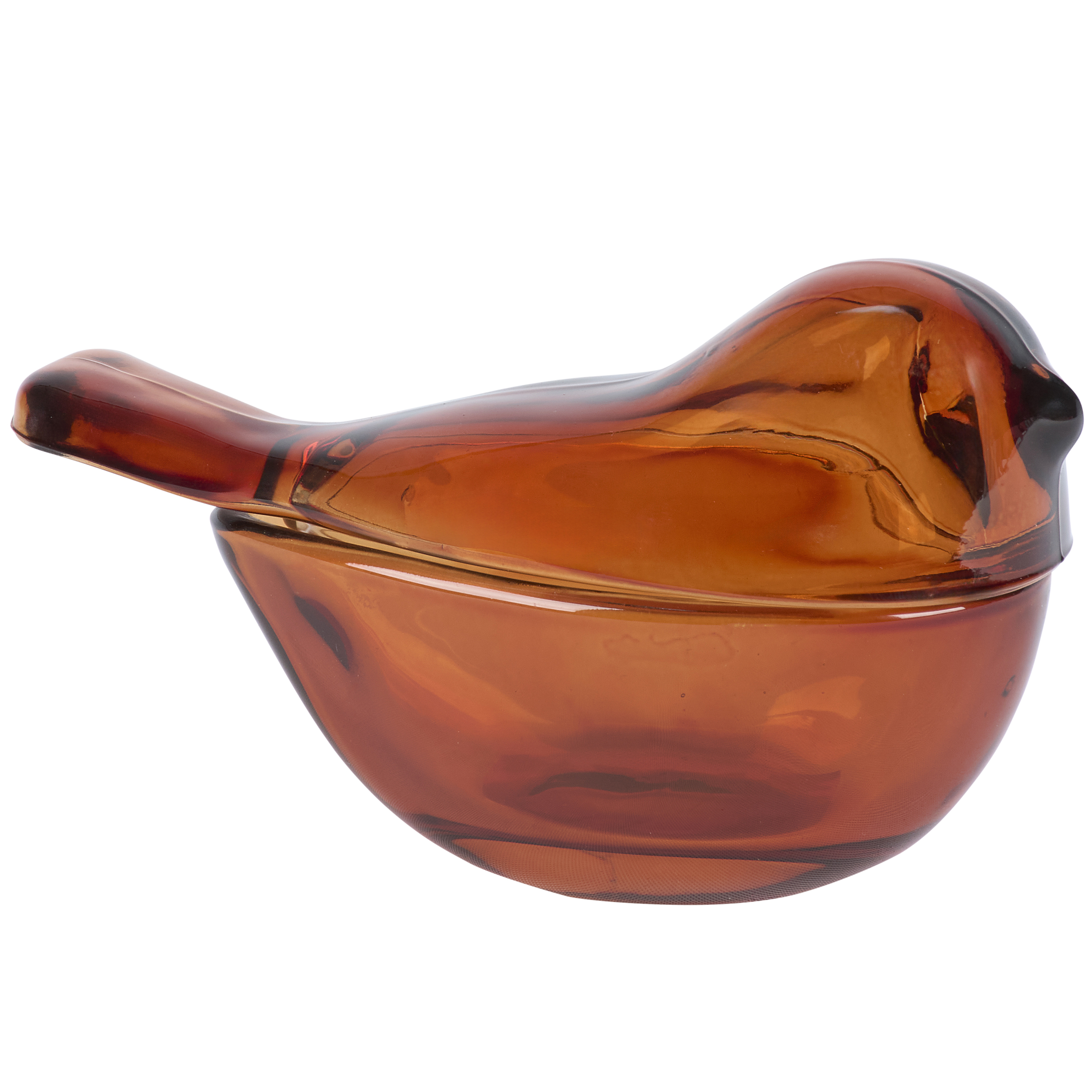 Golden Bird Glass Jar | Primitives By Kathy