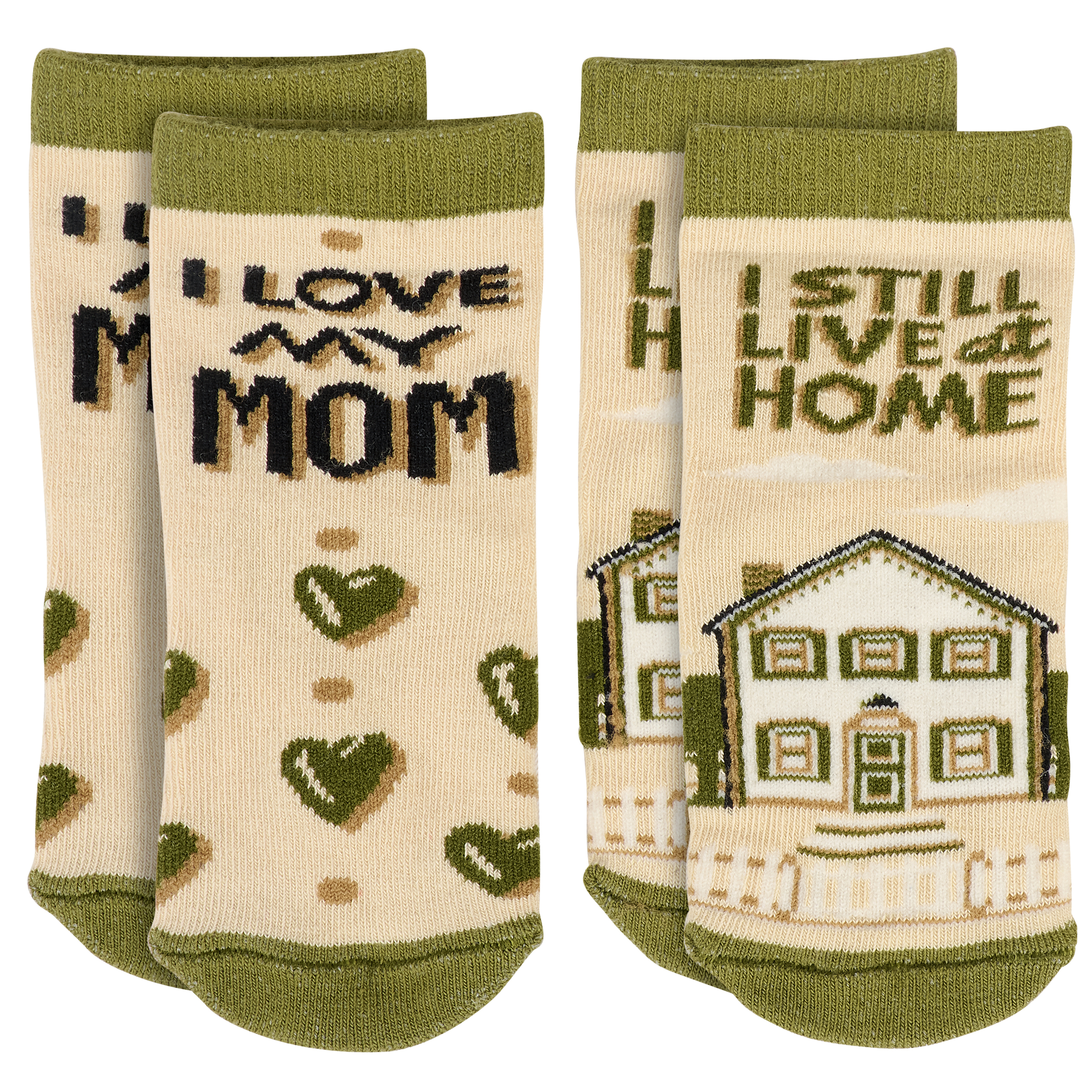 I Still Live At Home Baby Sock Set | Primitives By Kathy