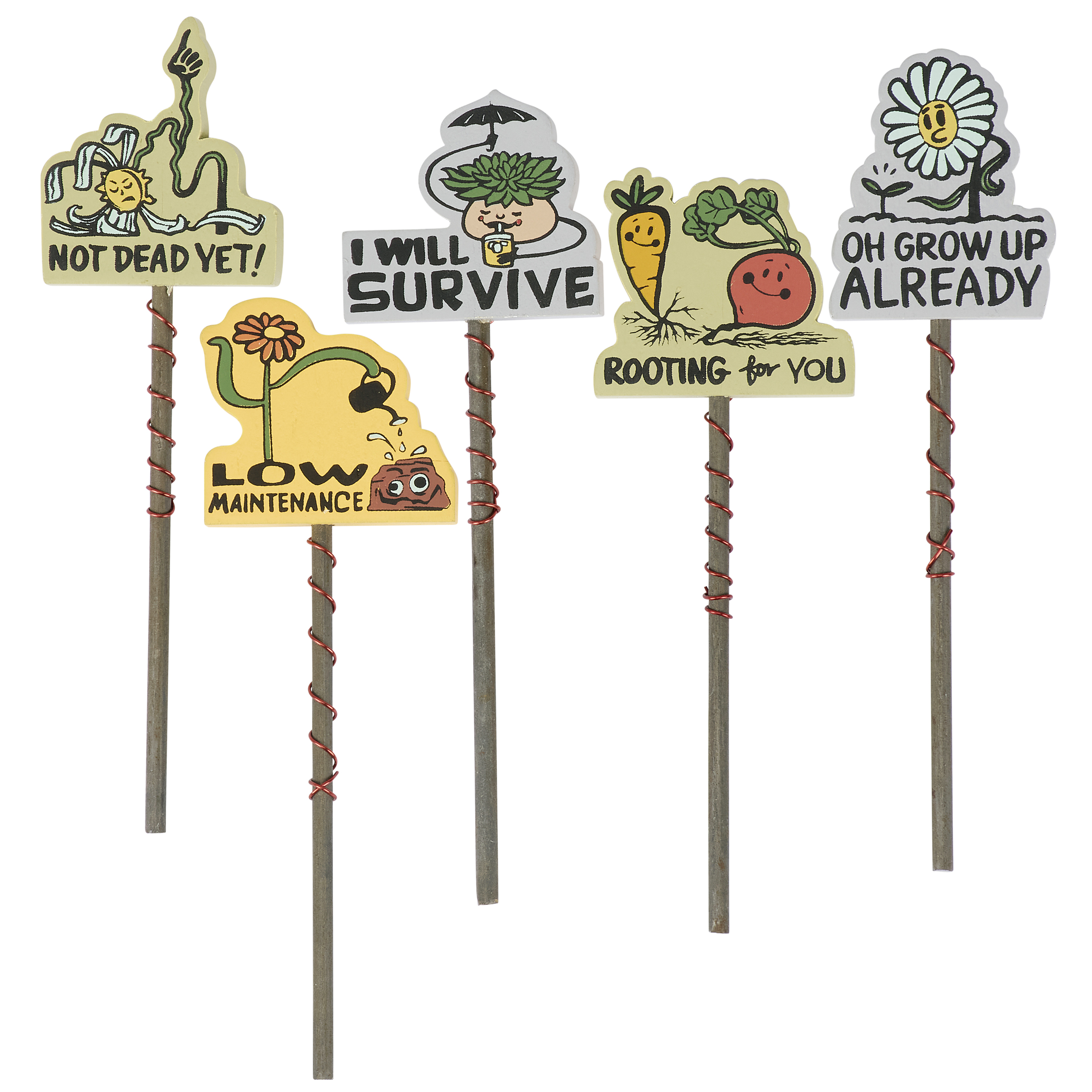 Oh Grow Up Already Garden Pick Set | Primitives By Kathy