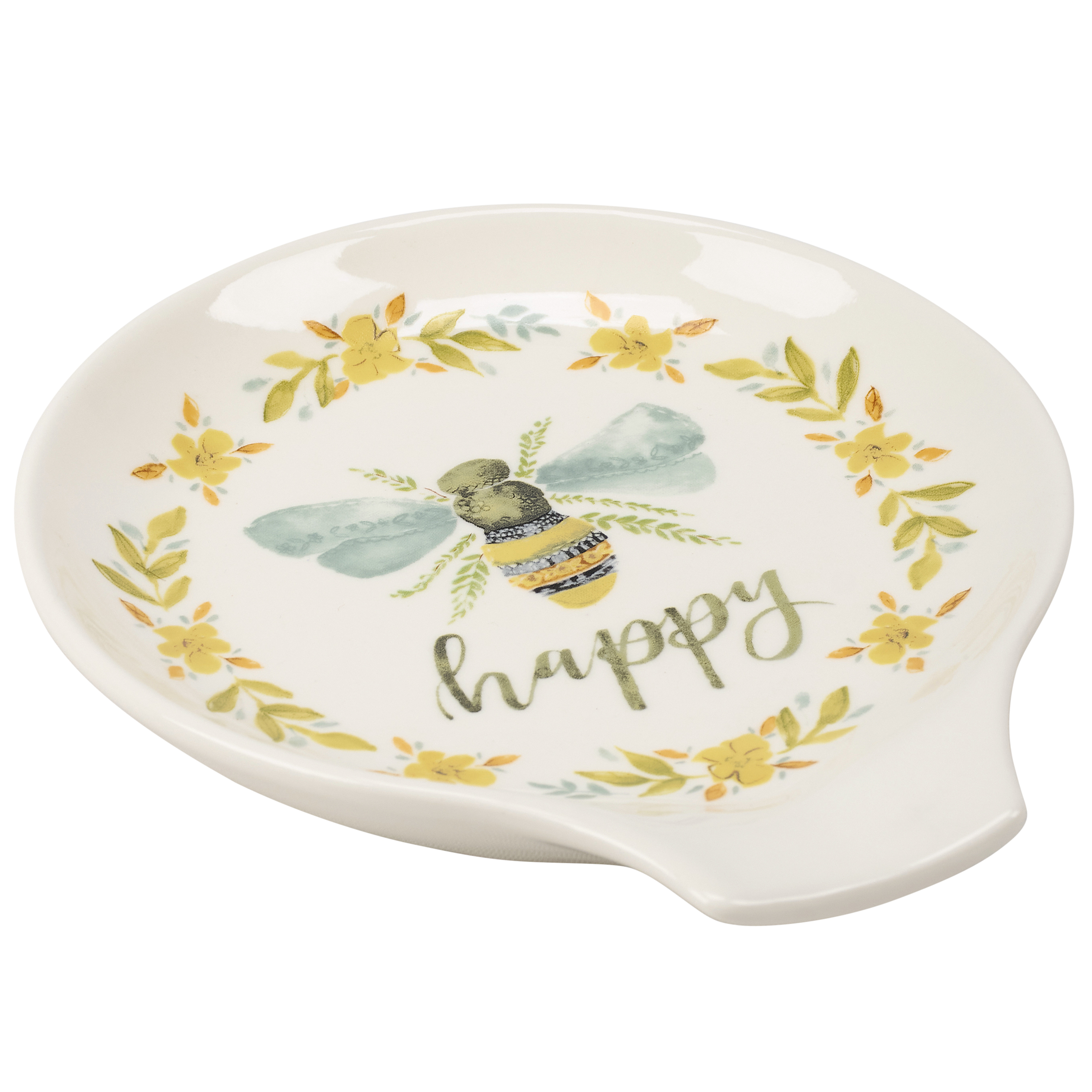 Bee Happy Spoon Rest | Primitives By Kathy