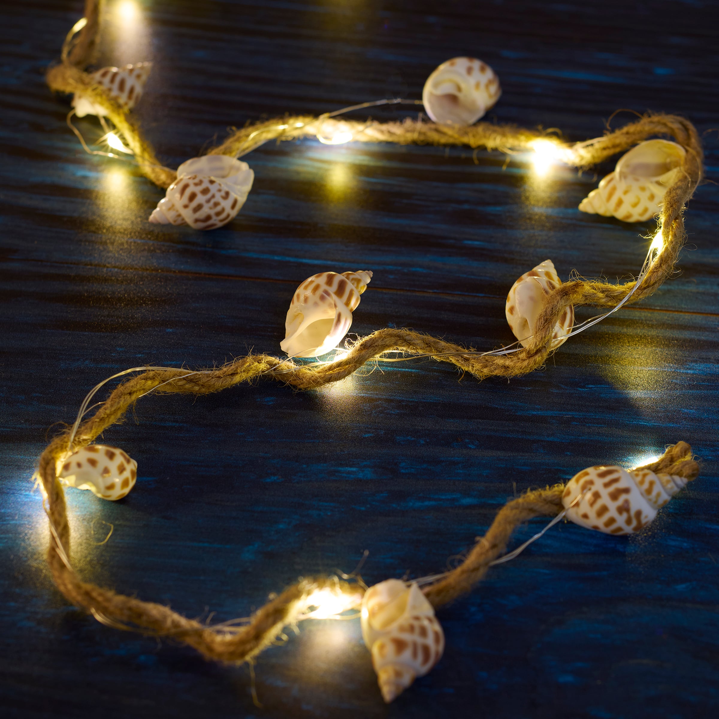 Beach Shell String Lights | Primitives By Kathy