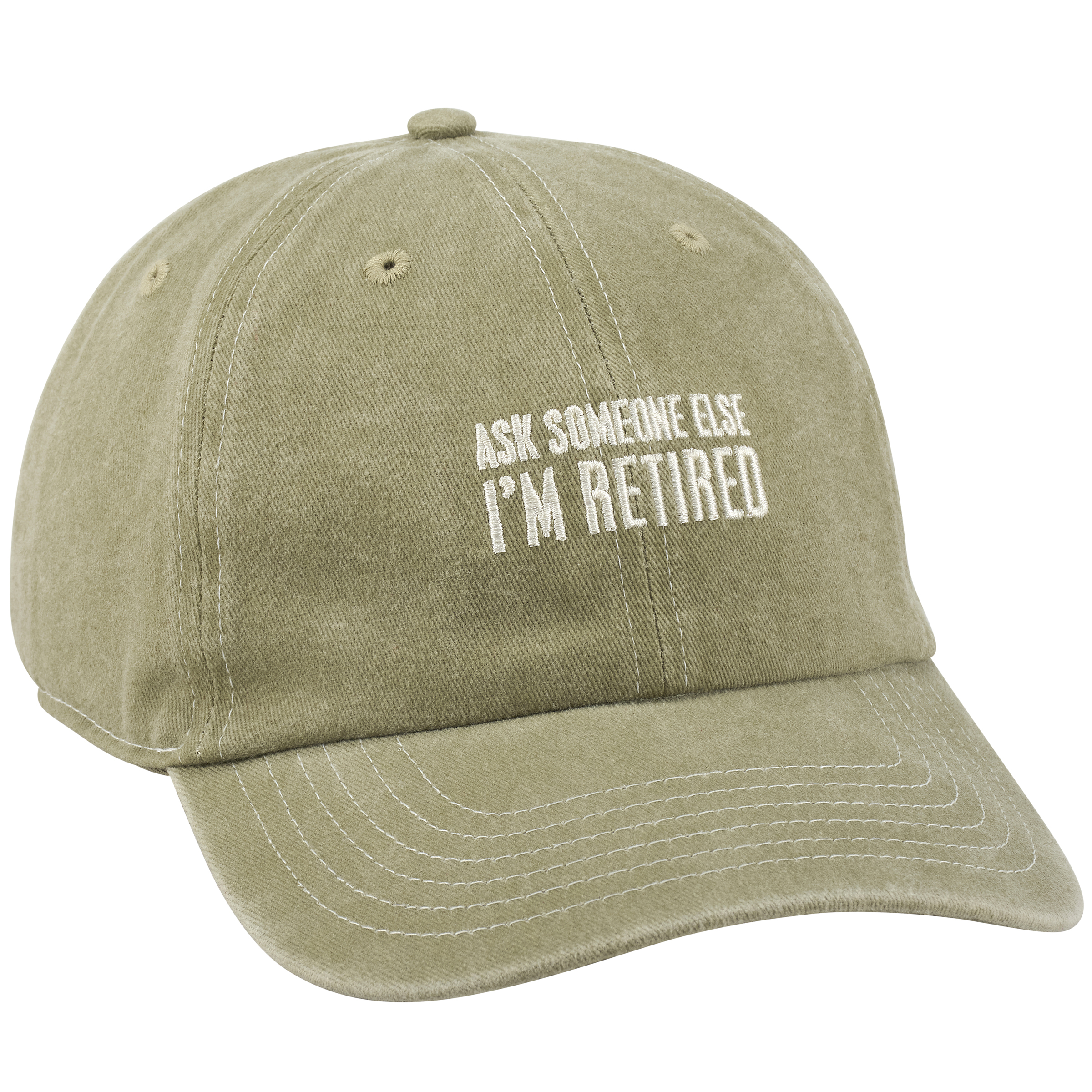 Ask Someone Else I'm Retired Baseball Cap | Primitives By Kathy