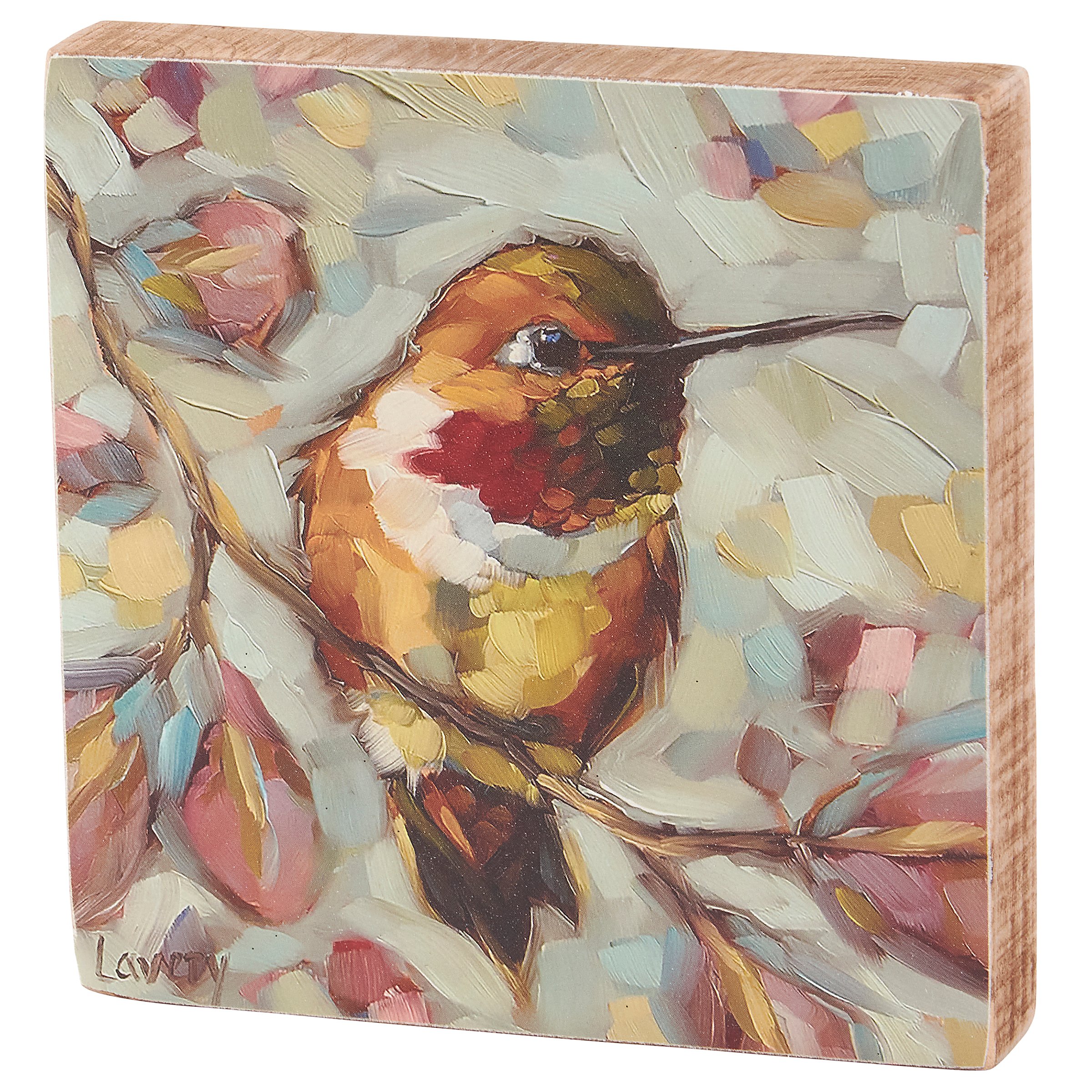 Hummingbird Block Sign | Primitives By Kathy