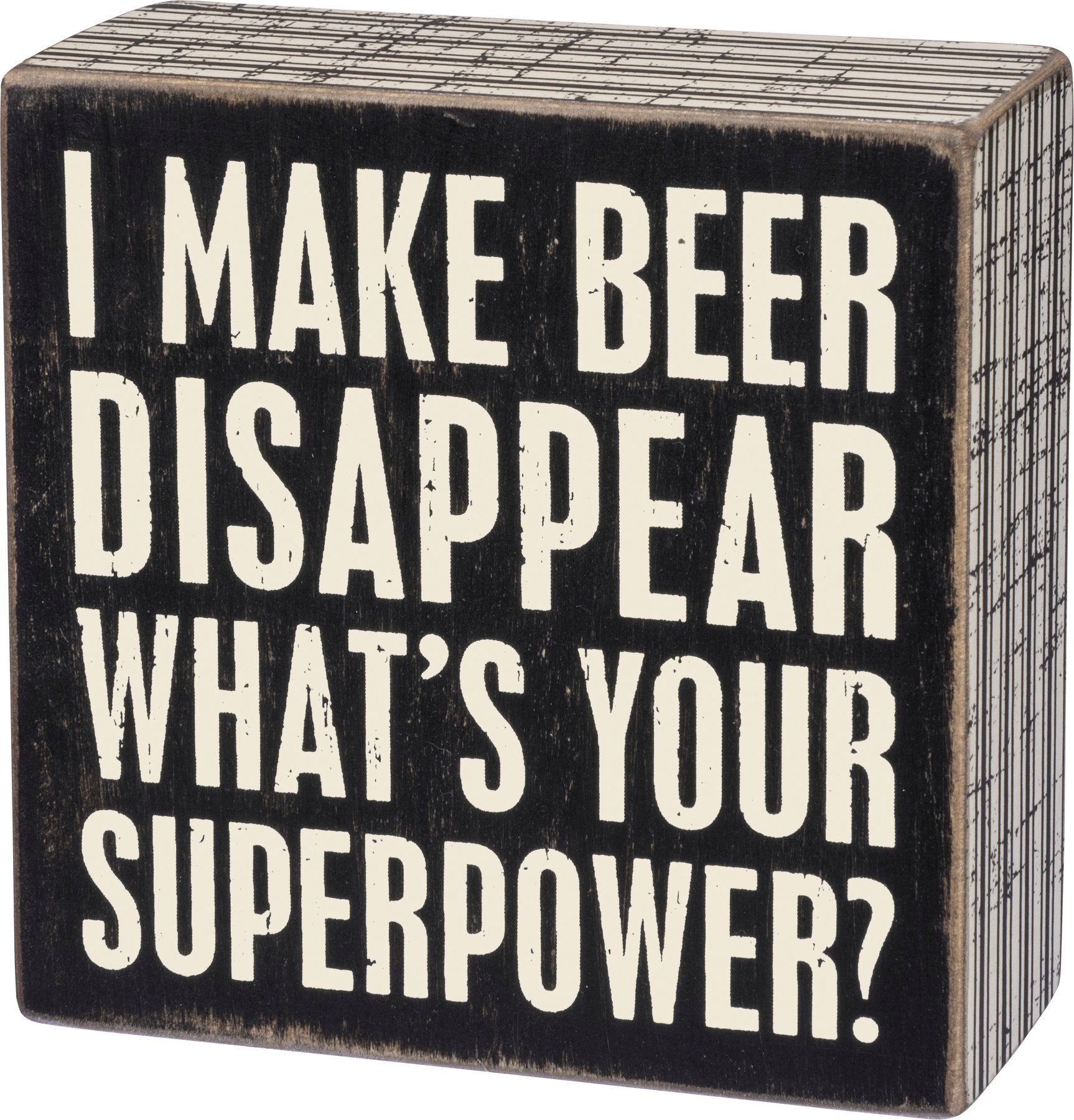 Beer Disappear Box Sign | Primitives By Kathy