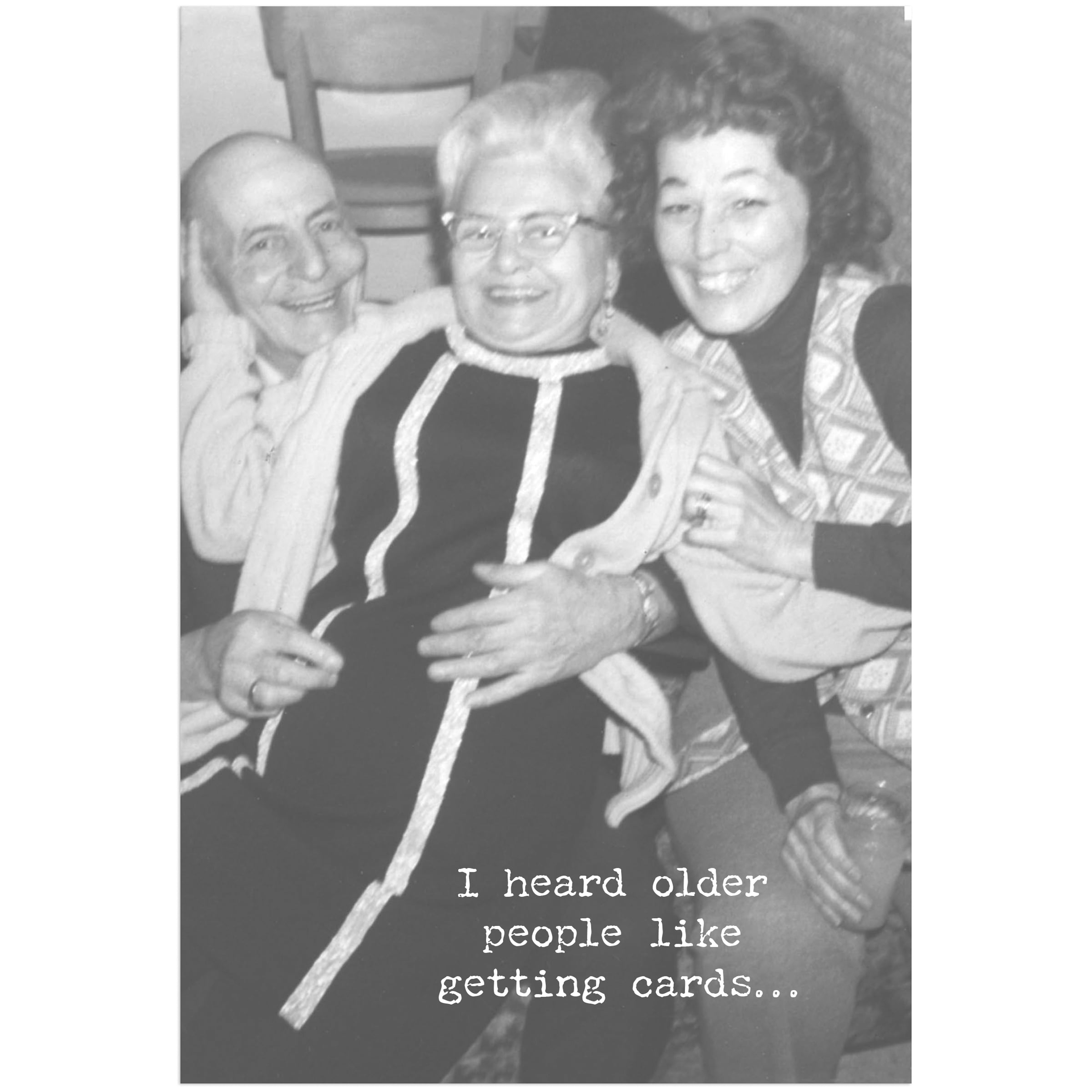 Older People Greeting Card | Primitives By Kathy