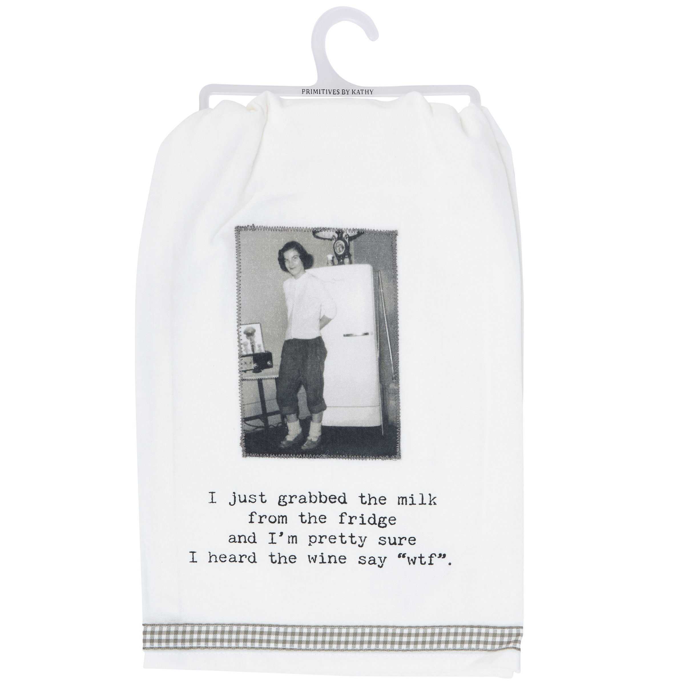 Heard The Wine Kitchen Towel | Primitives By Kathy
