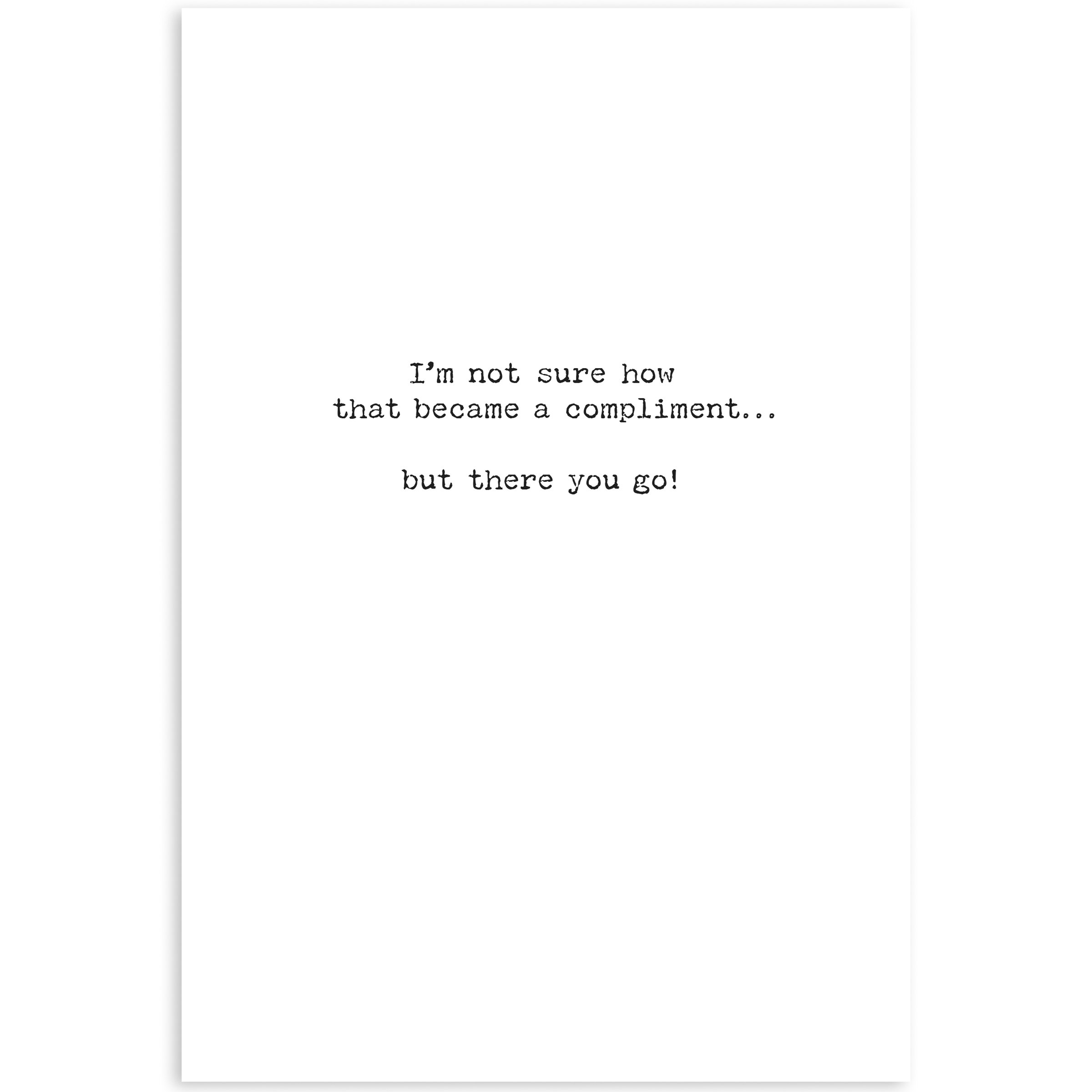 Compliment Greeting Card | Primitives By Kathy